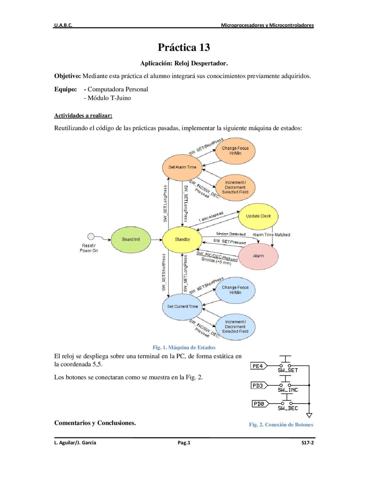 Practica Para Micontrolador Avr Docsity