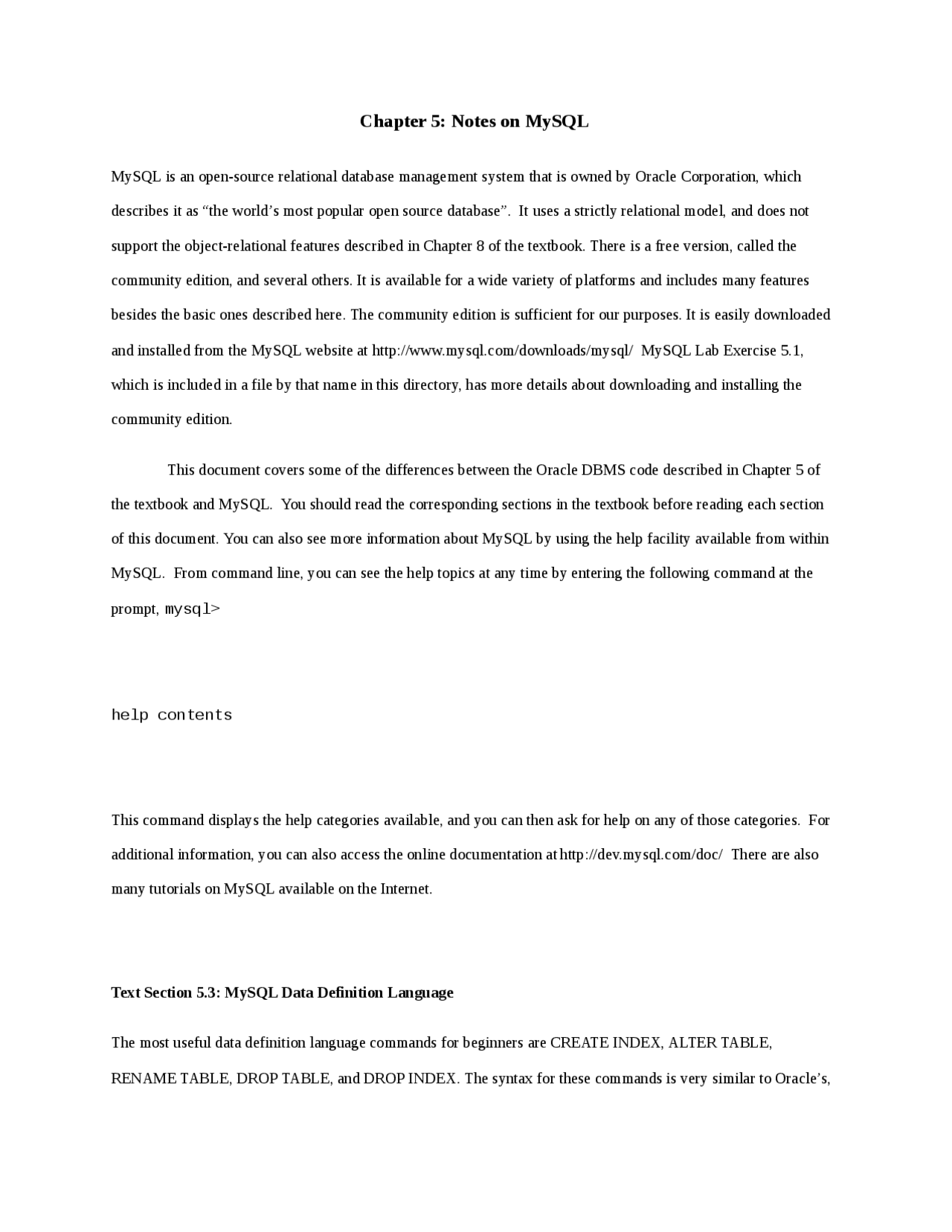 Database Management System Docsity