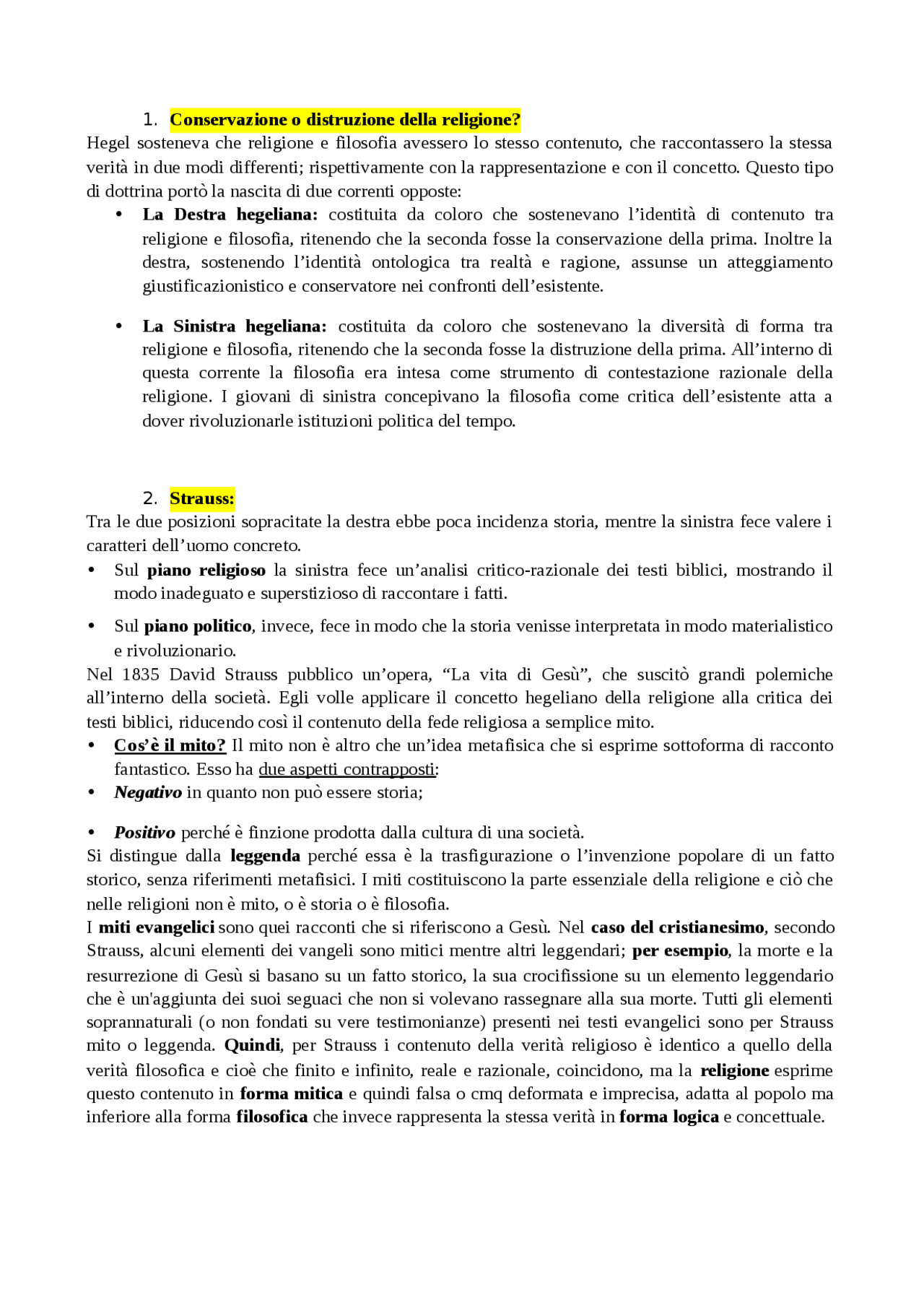 Programma filosofia 5 superiore - Docsity