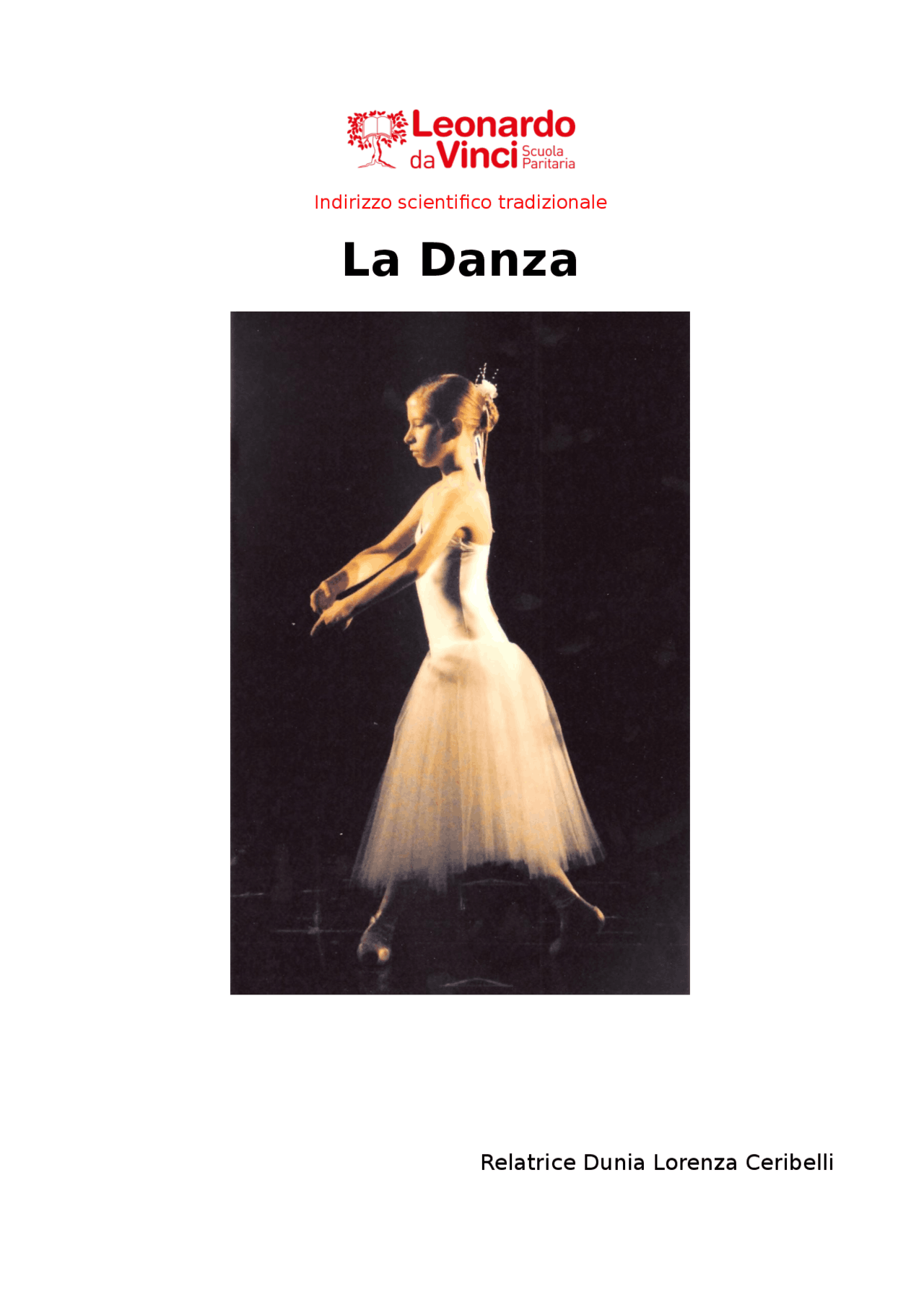 Mia tesina sulla danza, LICEO SCIENTIFICO, molto particolare. Per ...