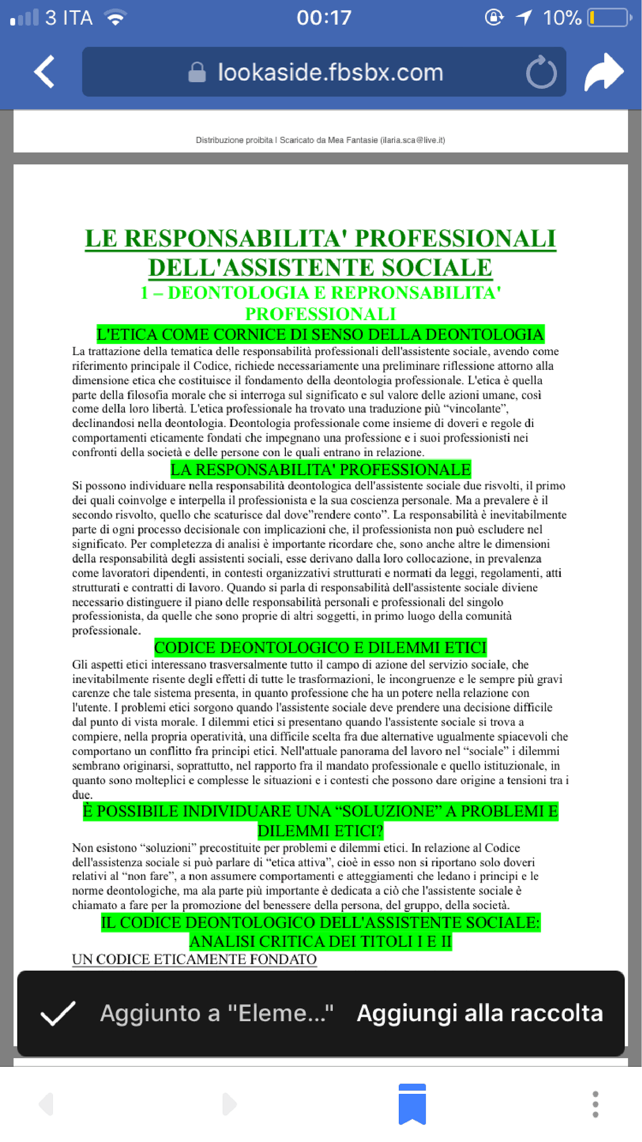 Responsabilità Professionali Dell Assistente Sociale Docsity
