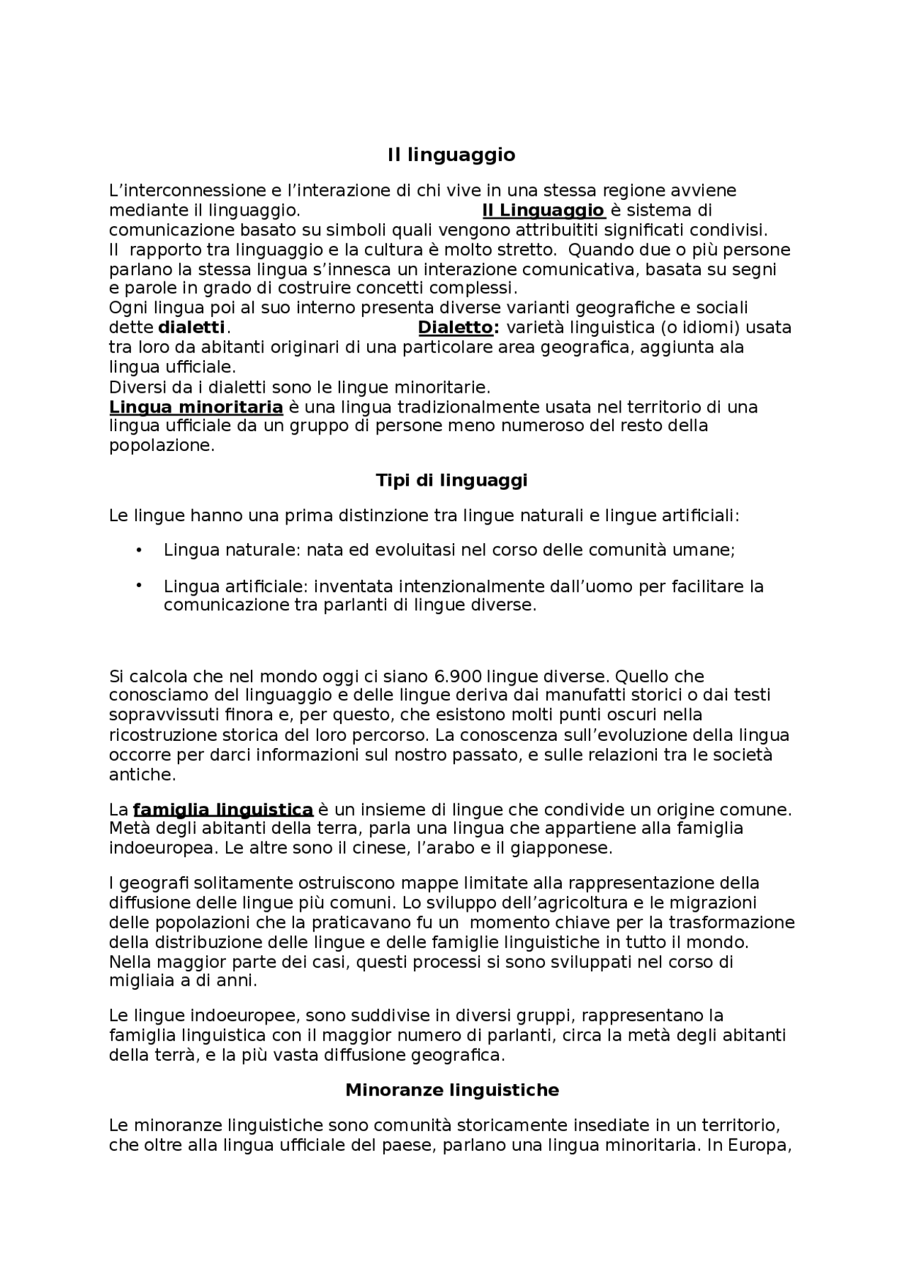 Il Linguaggio Riassunto Del Cap 4 Di Un Approccio Visuale Docsity