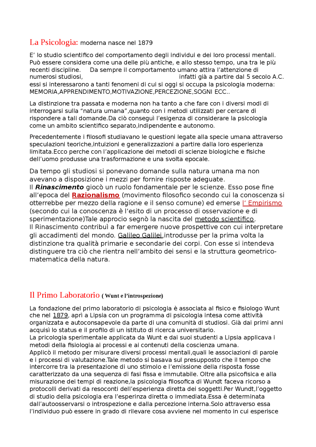 Psicologia Generale Gerrigzimbardoannolli Docsity