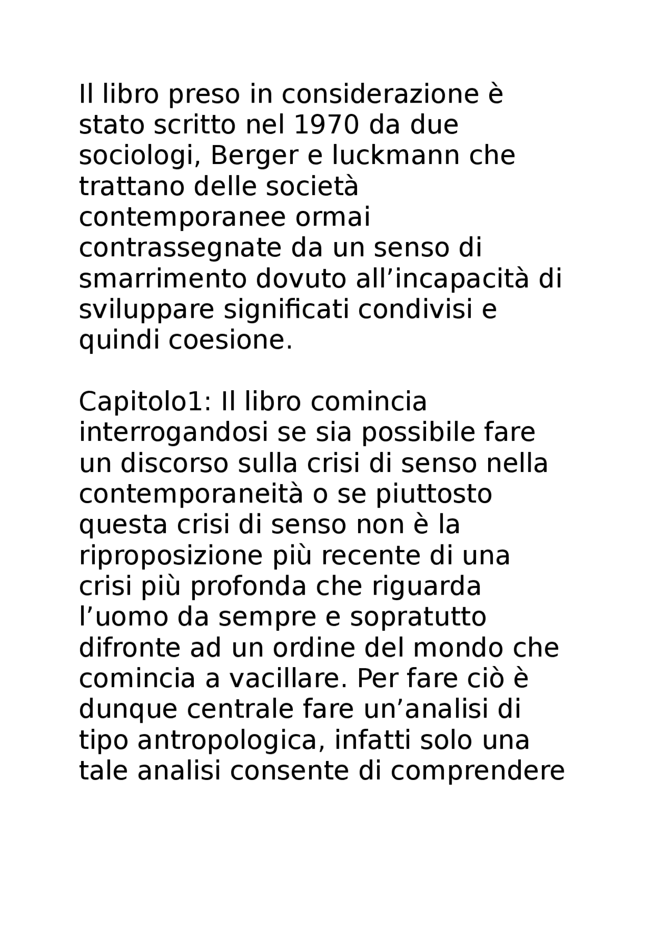 Smarrimento Delluomo Moderno Docsity