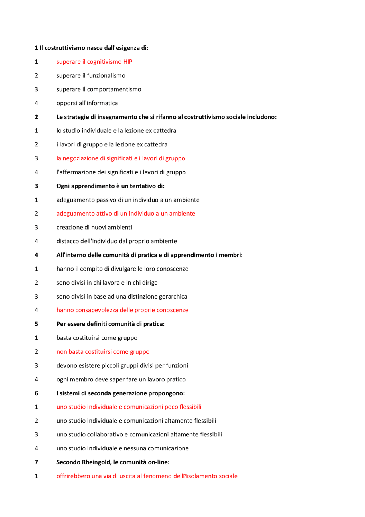 Tecnologie Dellapprendimento Docsity