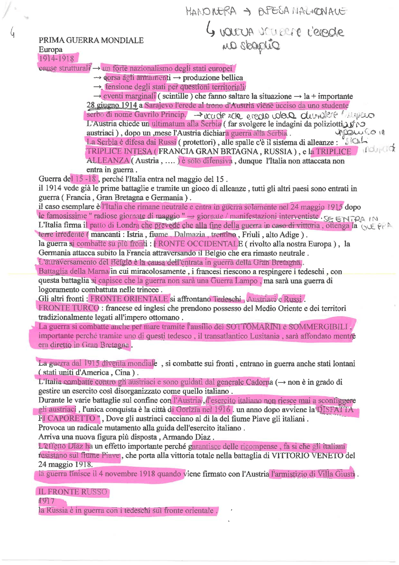 Appunti Storia Contemporanea Parte 1 1° Semestre Docsity