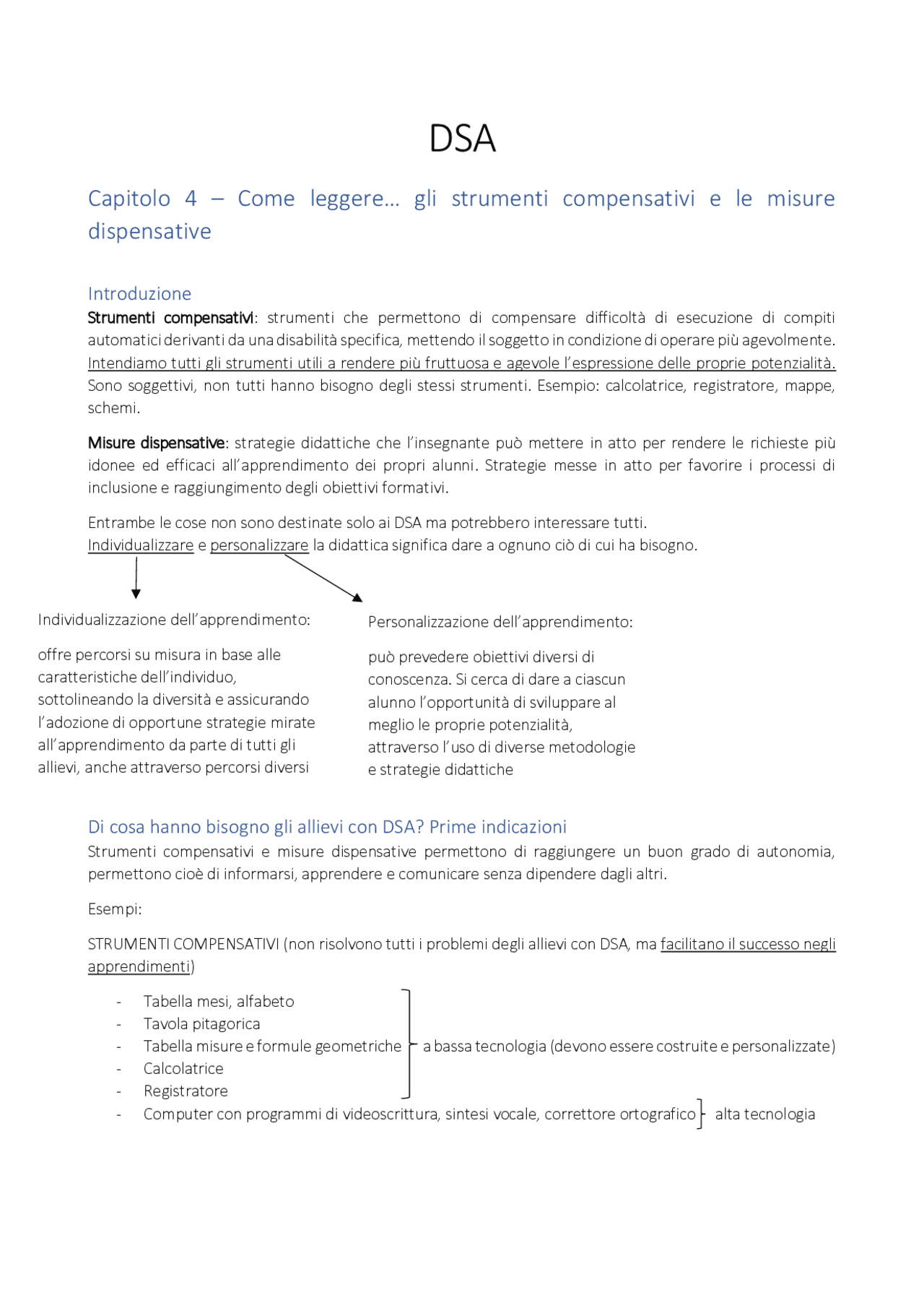 Come Leggere La Dislessia E I Dsa Docsity