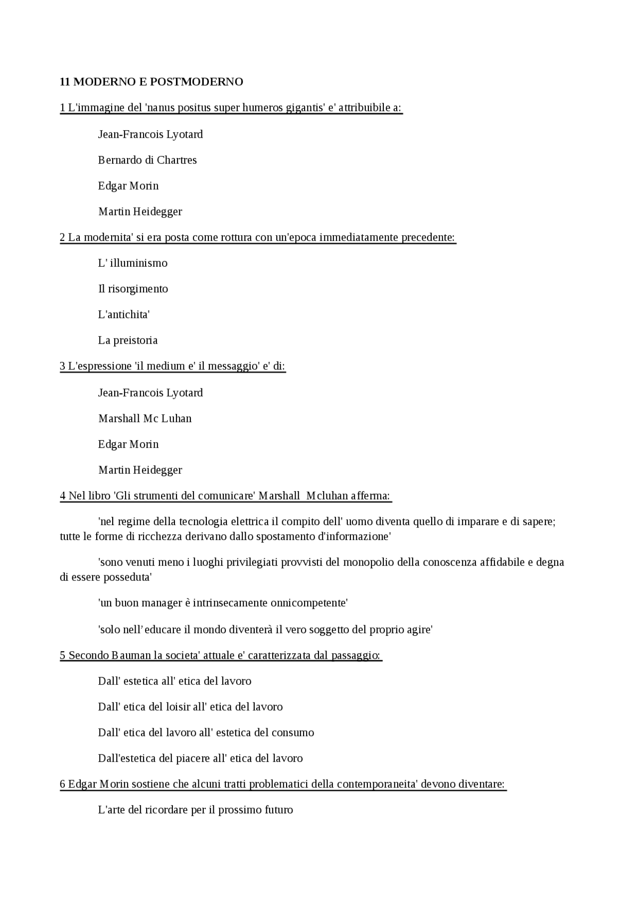Tecnologie Dellistruzione E Dellapprendimento Singolo 06 Cfu Docsity