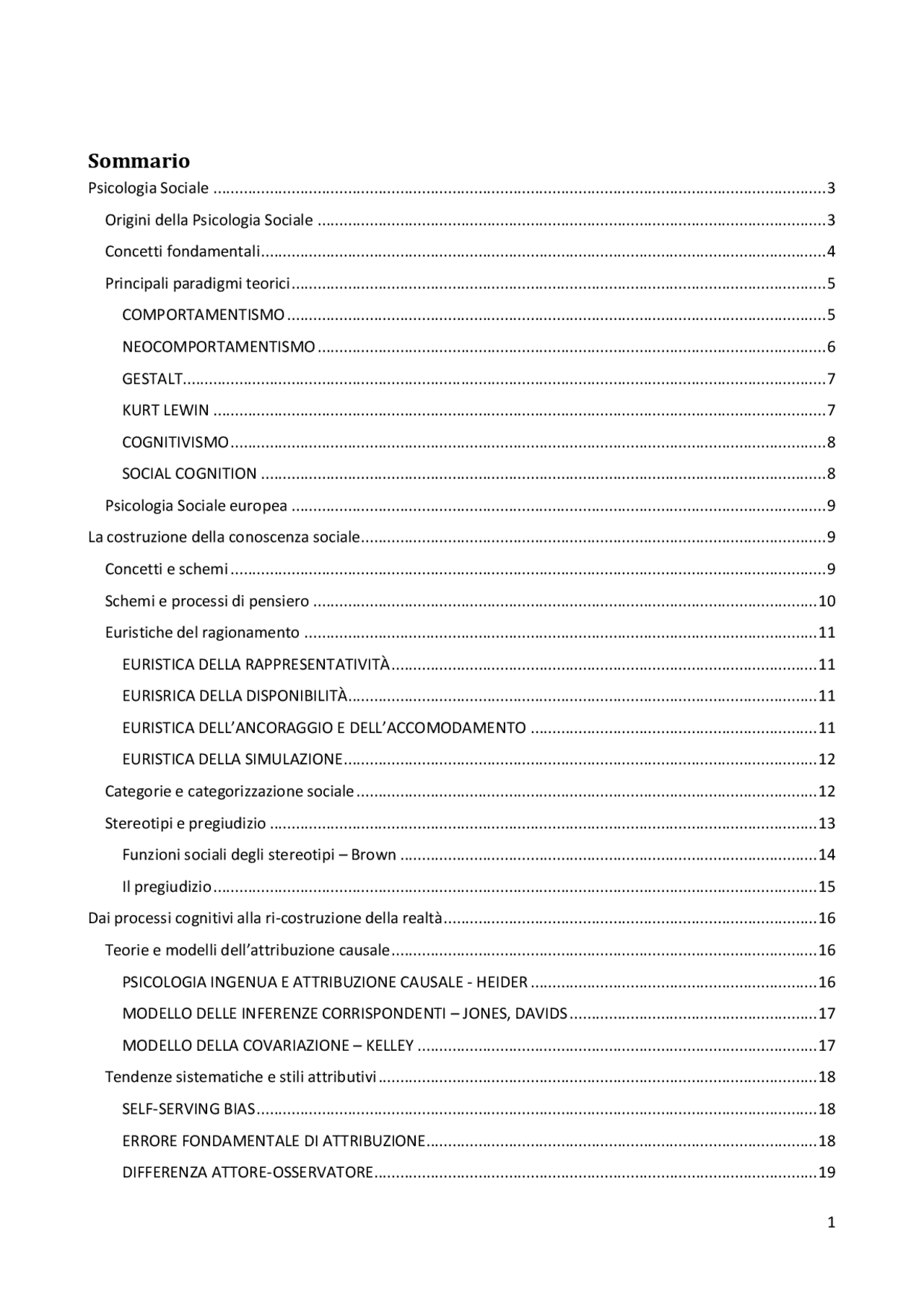 Introduzione Alla Psicologia Sociale Docsity