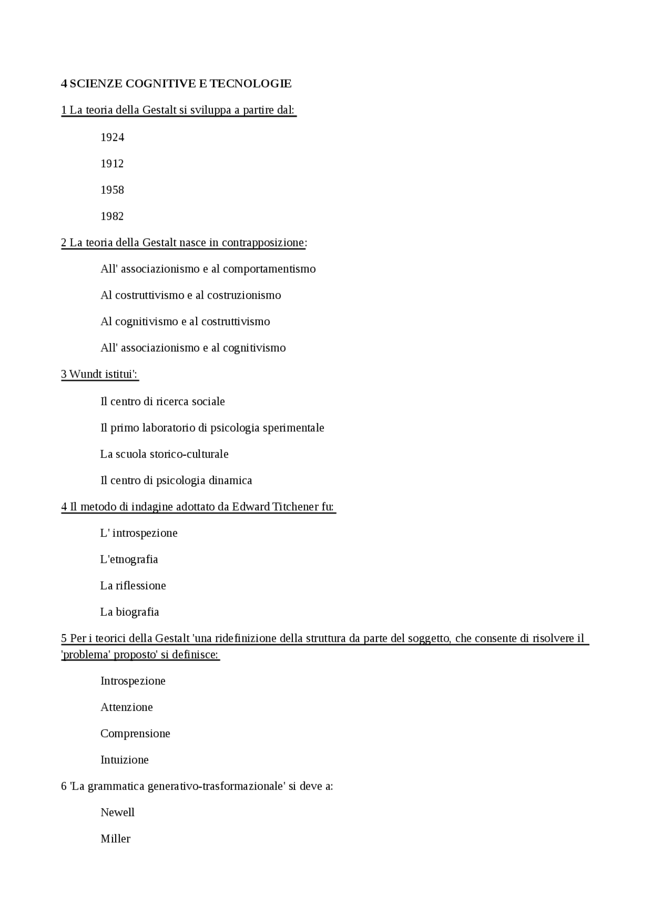 Tecnologie Dellistruzione E Dellapprendimento Singolo 06 Cfu