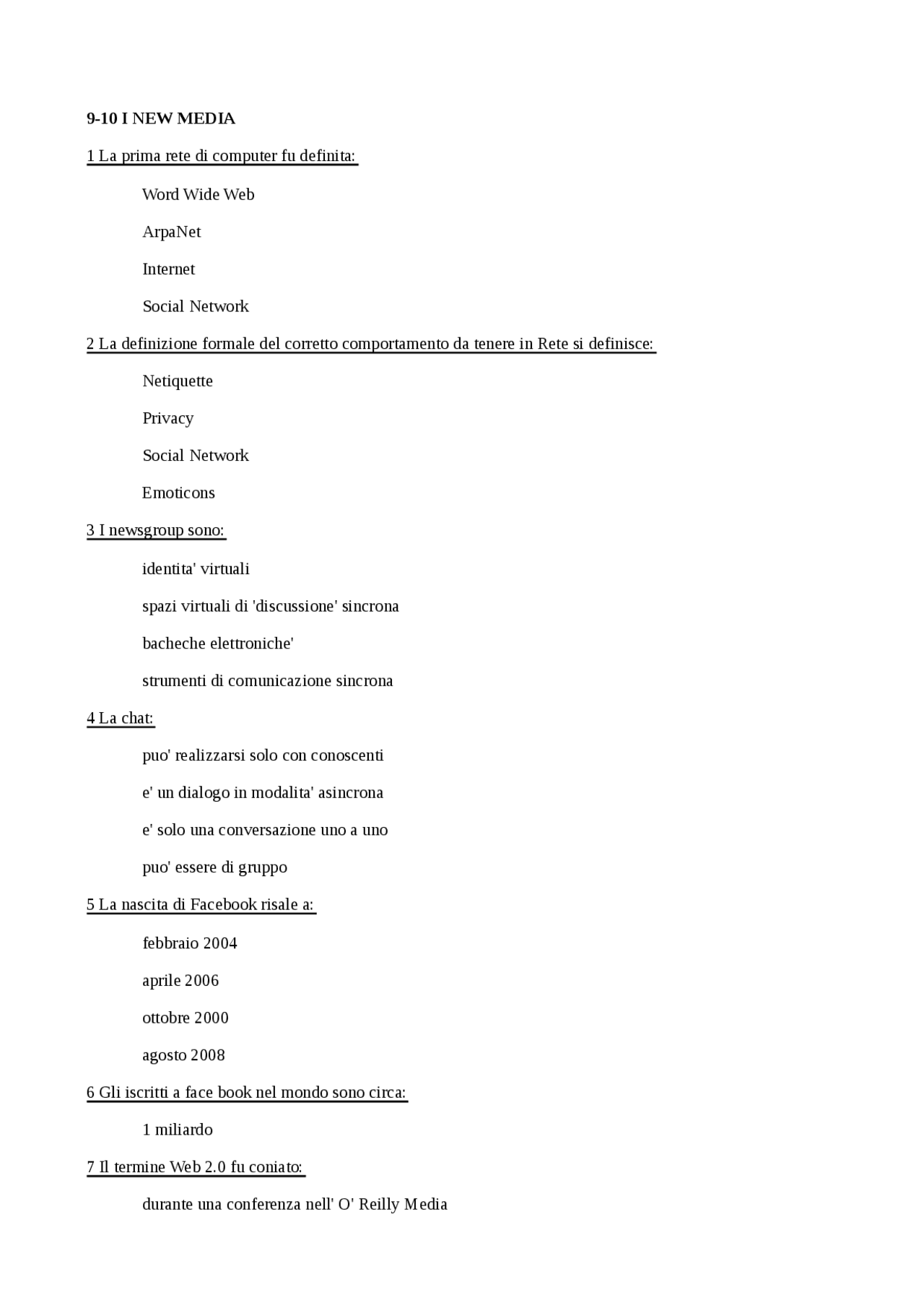 Tecnologie Dellistruzione E Dellapprendimento Singolo 06 Cfu