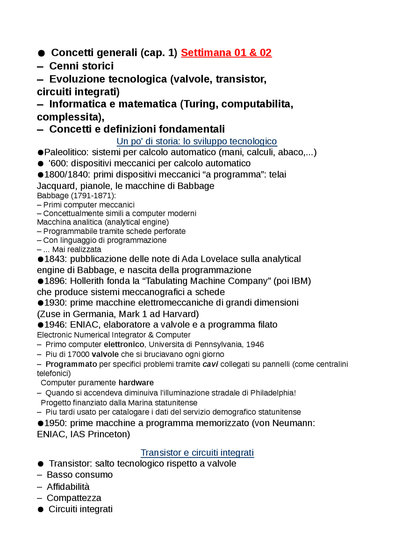 Domande Aperte Informatica Docsity