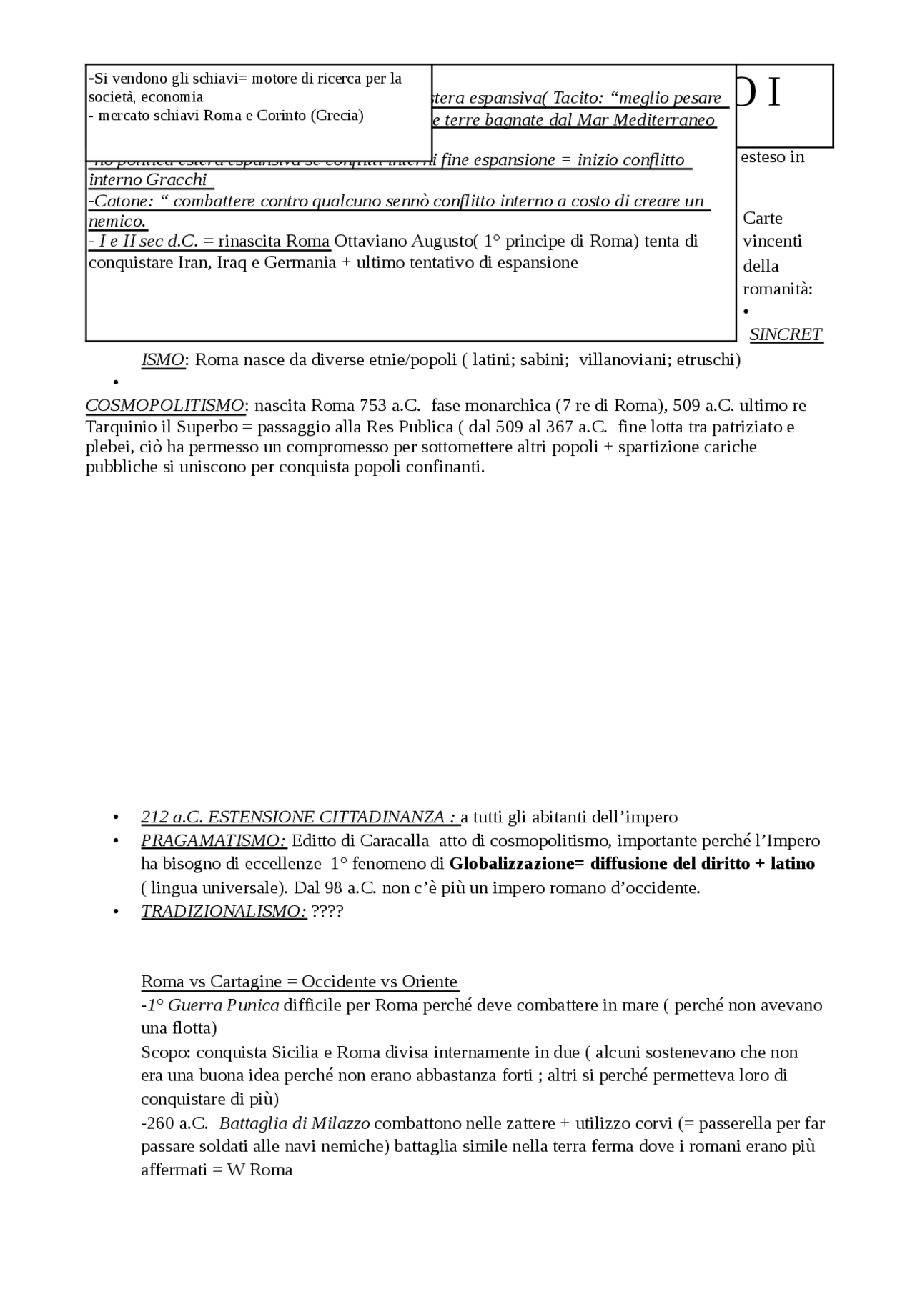 Storia Del Diritto Romano I Docsity