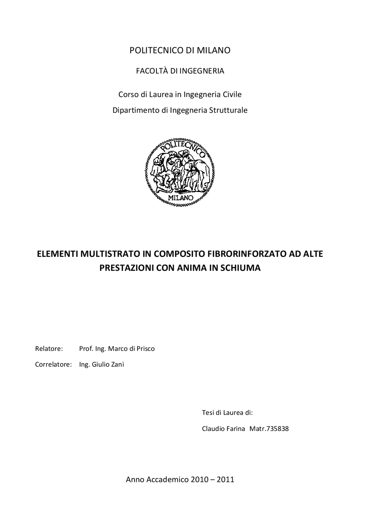Dispense Corso Laurea Ingegneria Meccanica Docsity