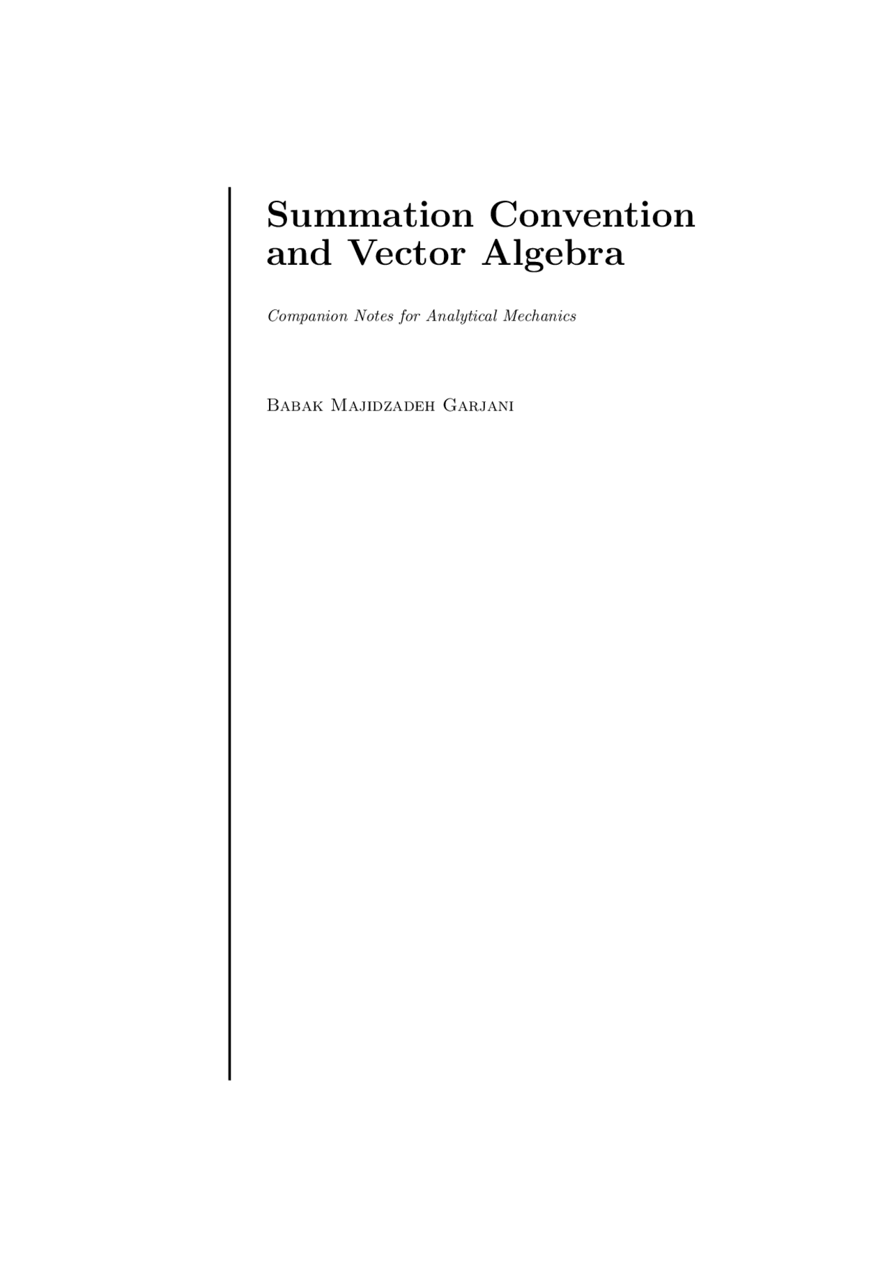 Einstein Notation For Sum Docsity
