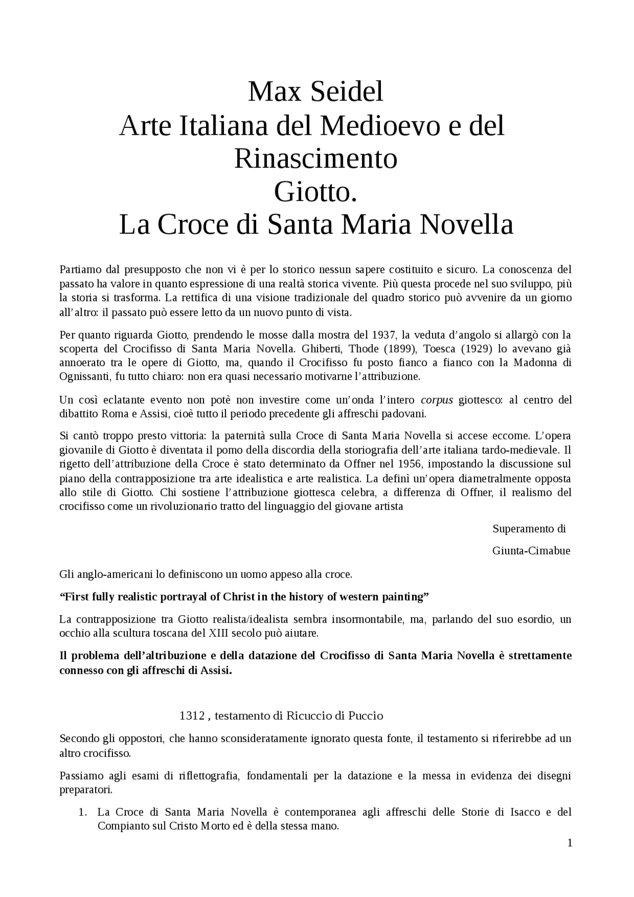 LE STORIE DI SAN FRANCESCO AD ASSISI - Docsity