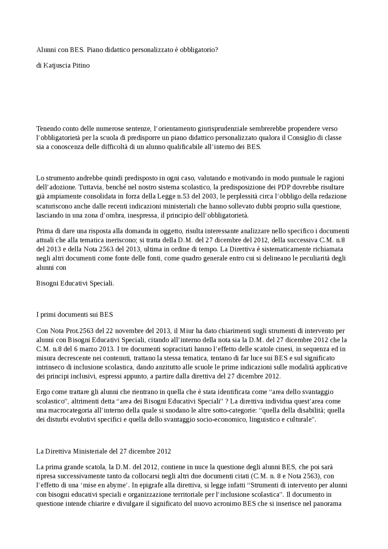 Alunni Con Bes E Dsa Strategie Efficaci Per Linclusione Docsity