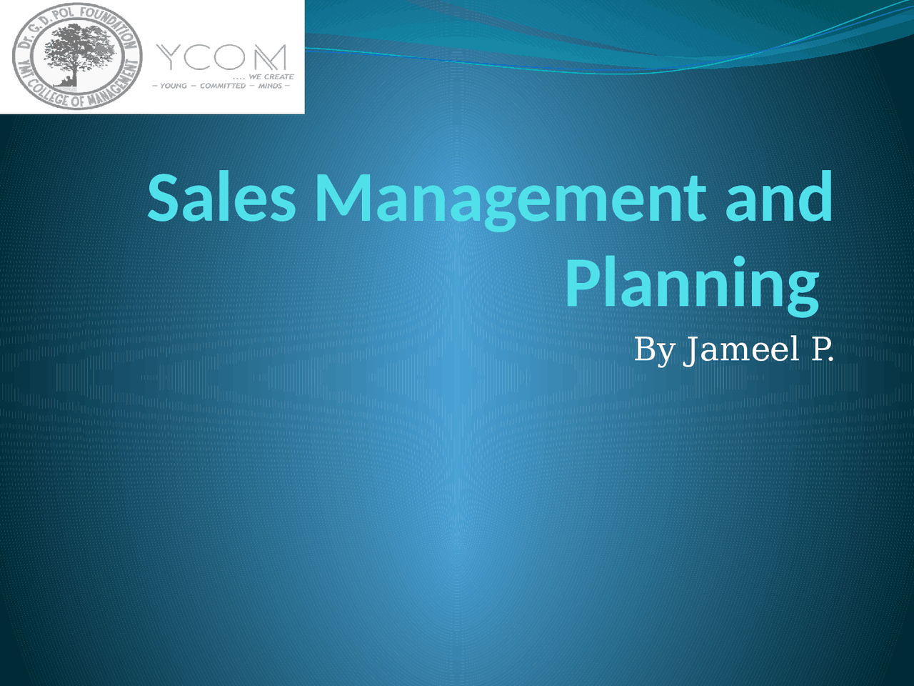 Class Notes On Sales Management Docsity