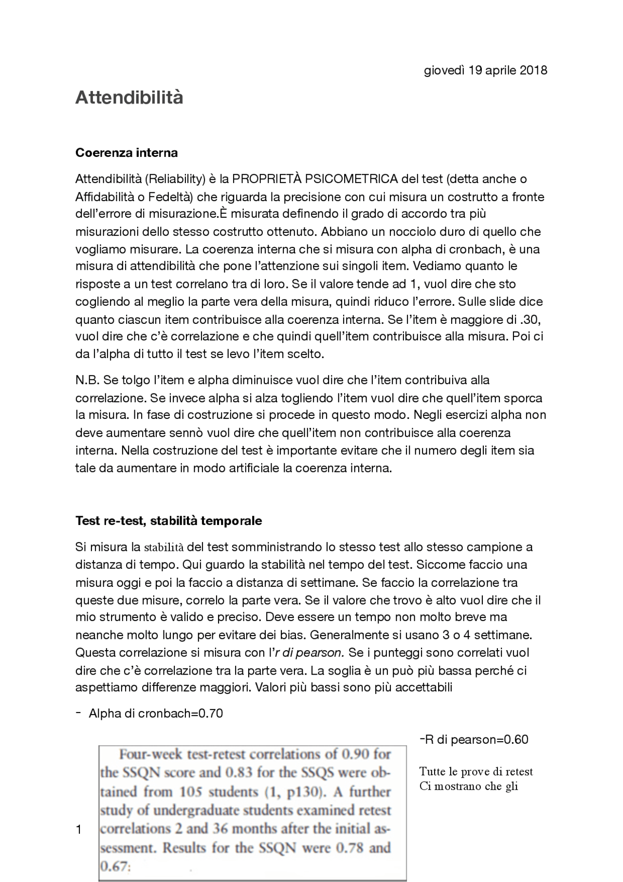 Appunti Di Teoria E Tecniche Dei Test Docsity