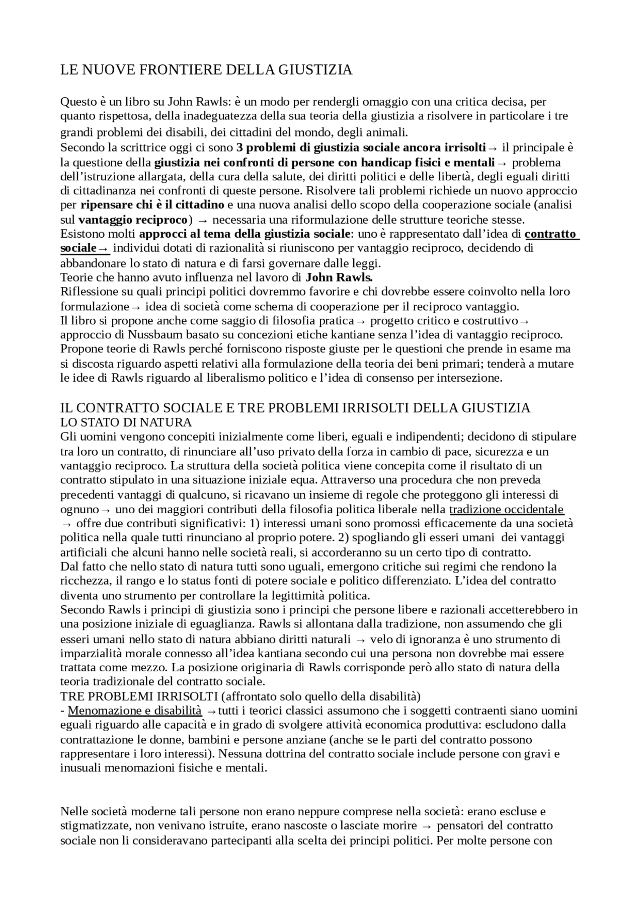 Riassunto Del Libro Di Filosofia Di Nussbaum Docsity