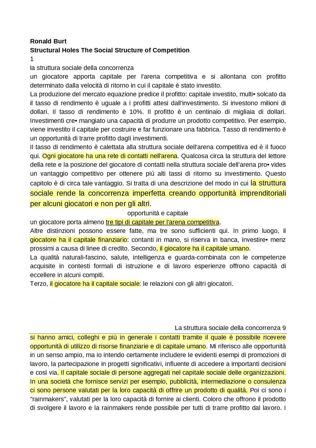 Ronald Burt-Structural Holes The Social Structure of Competition - Docsity
