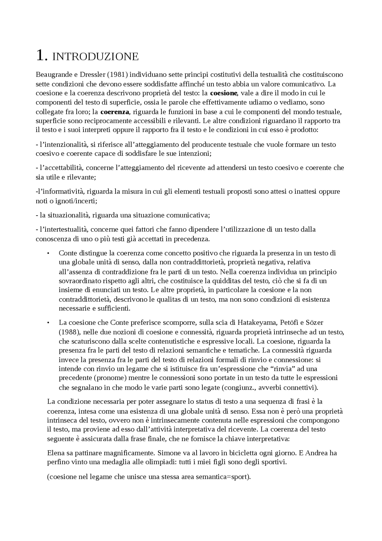 Linguistica Testuale E Pragmatica Docsity