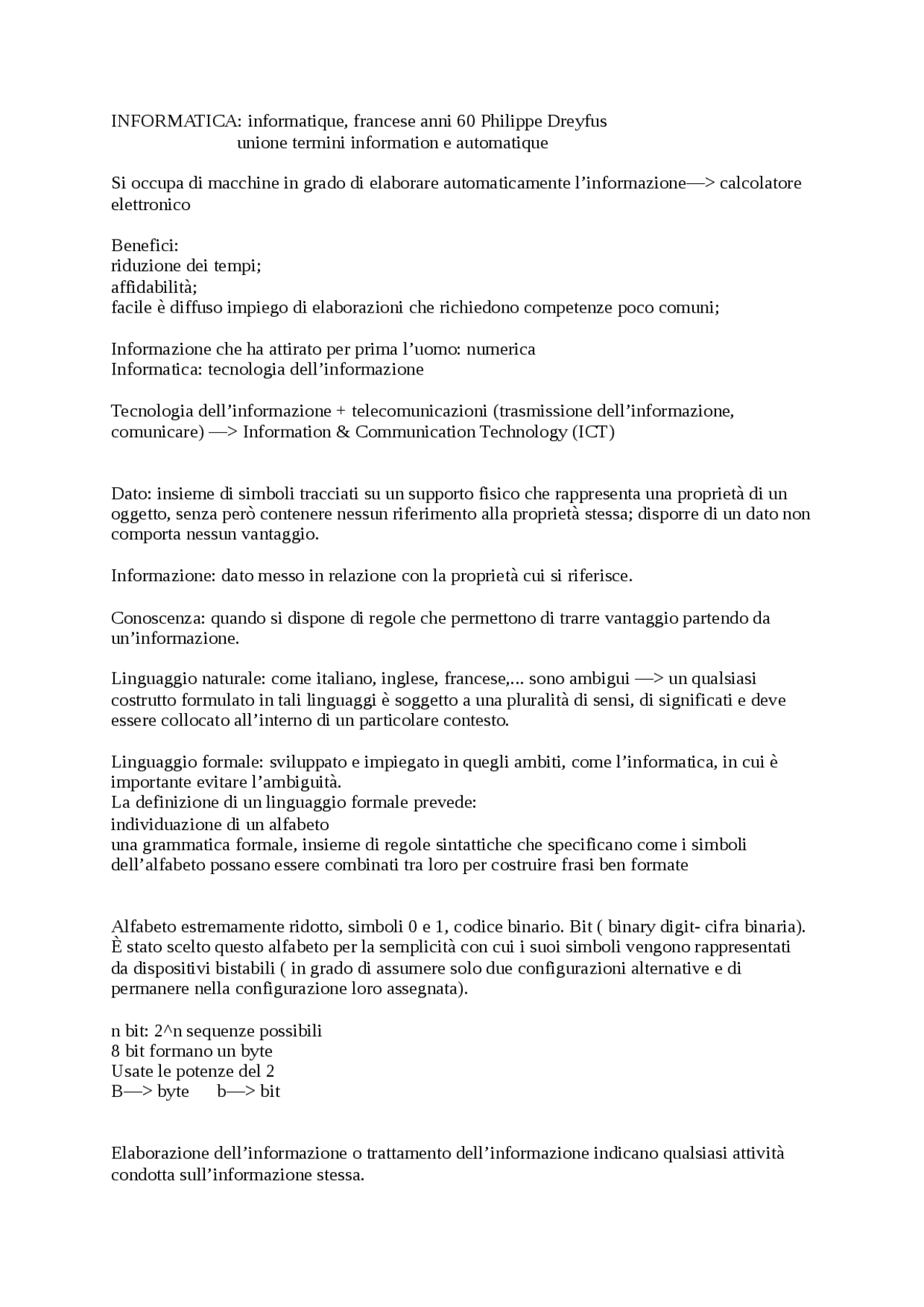 Schema Libro Informatica Umanistica Ii Edizione Marco Lazzari Docsity