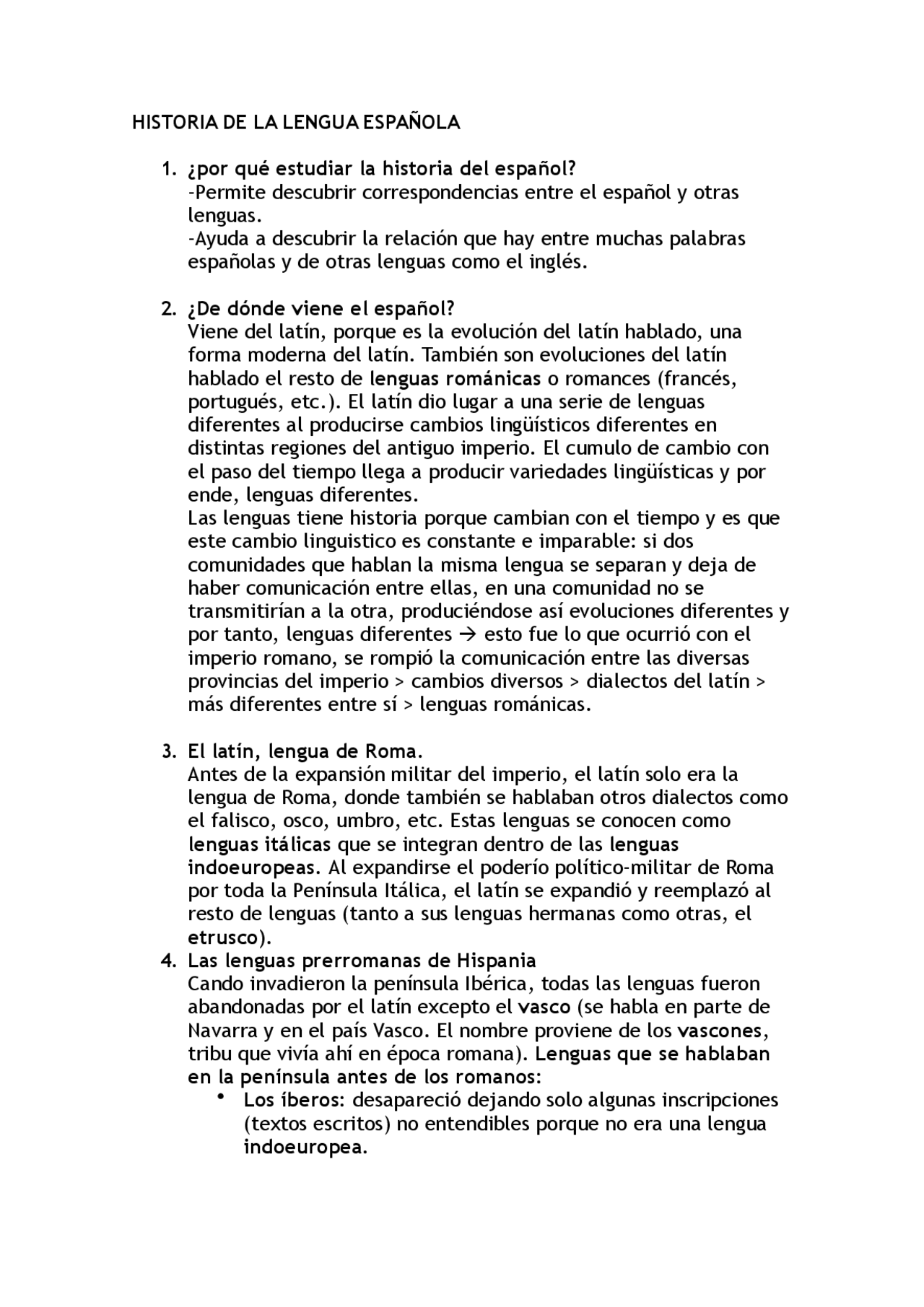 Lingua E Traduzione Spagnola I Docsity