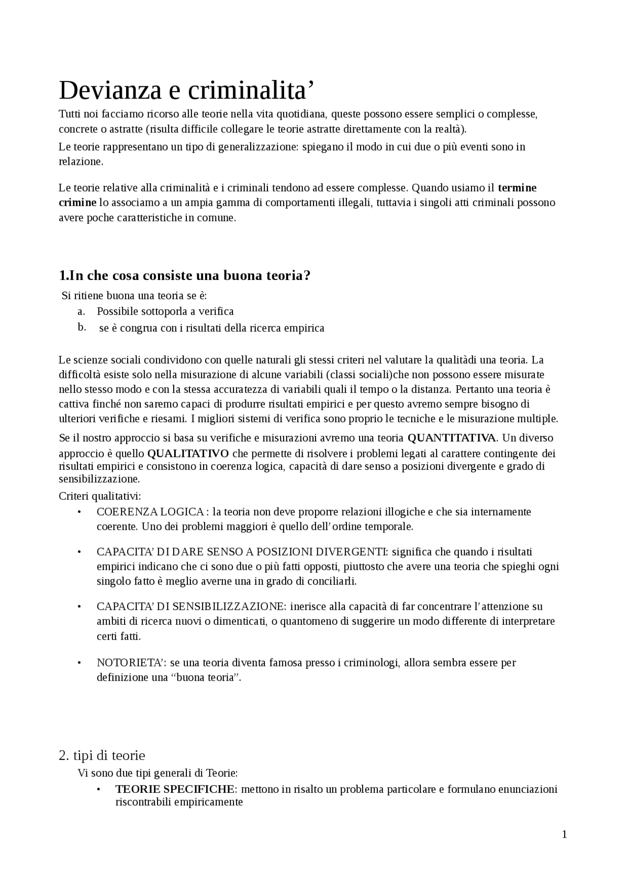 Manuale Devianza E Criminalità Williams Mcshane Docsity