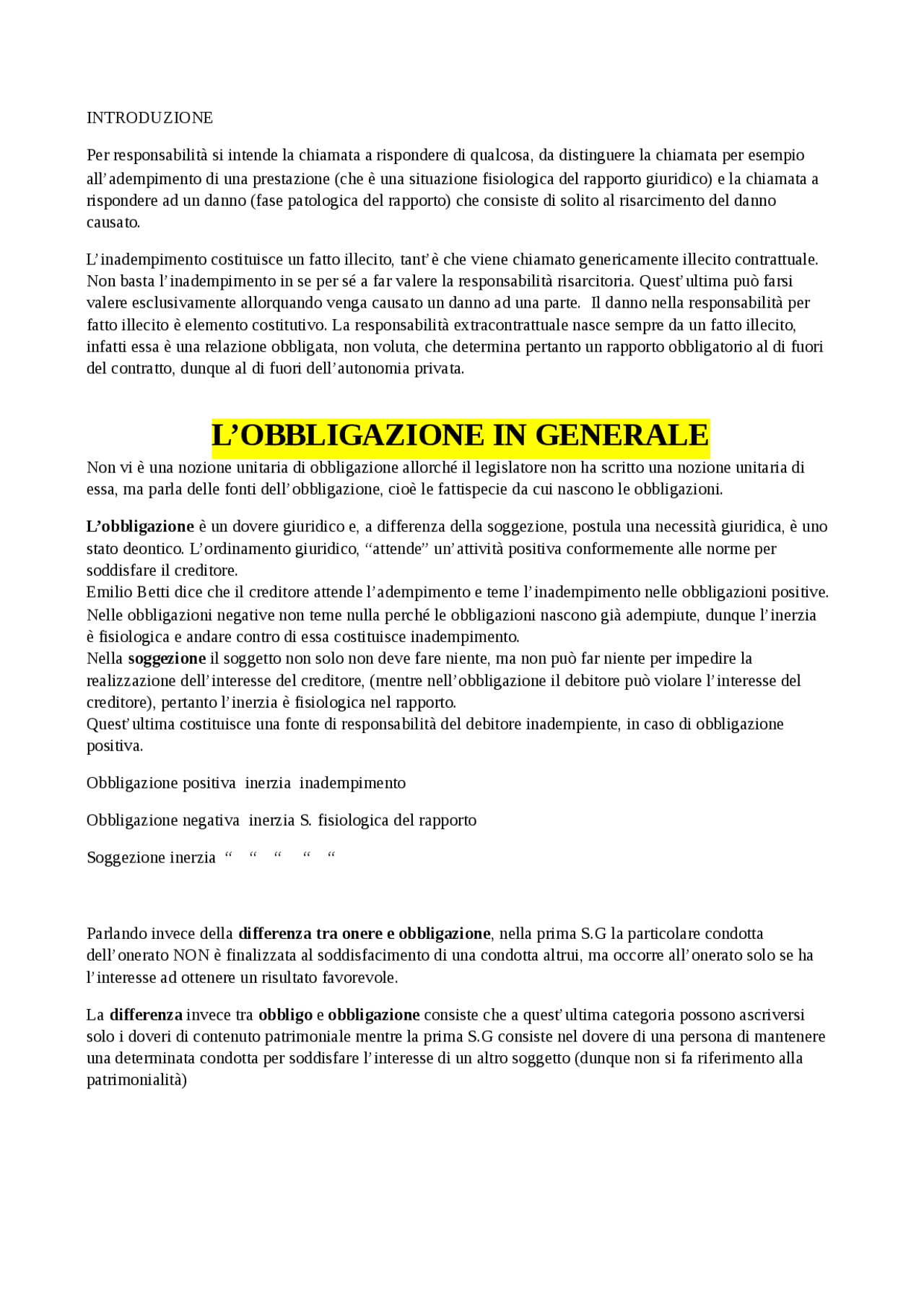 Riassunto Parziale Diritto Privato 2 Docsity