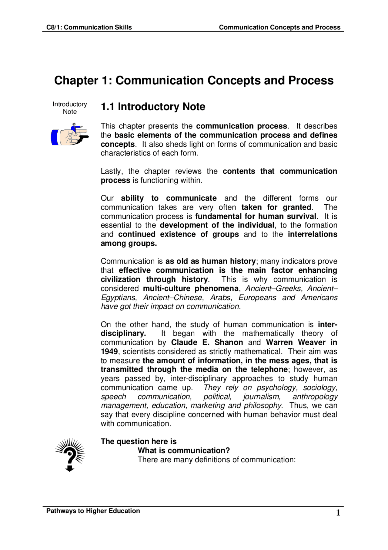 Effective communication for business - Docsity