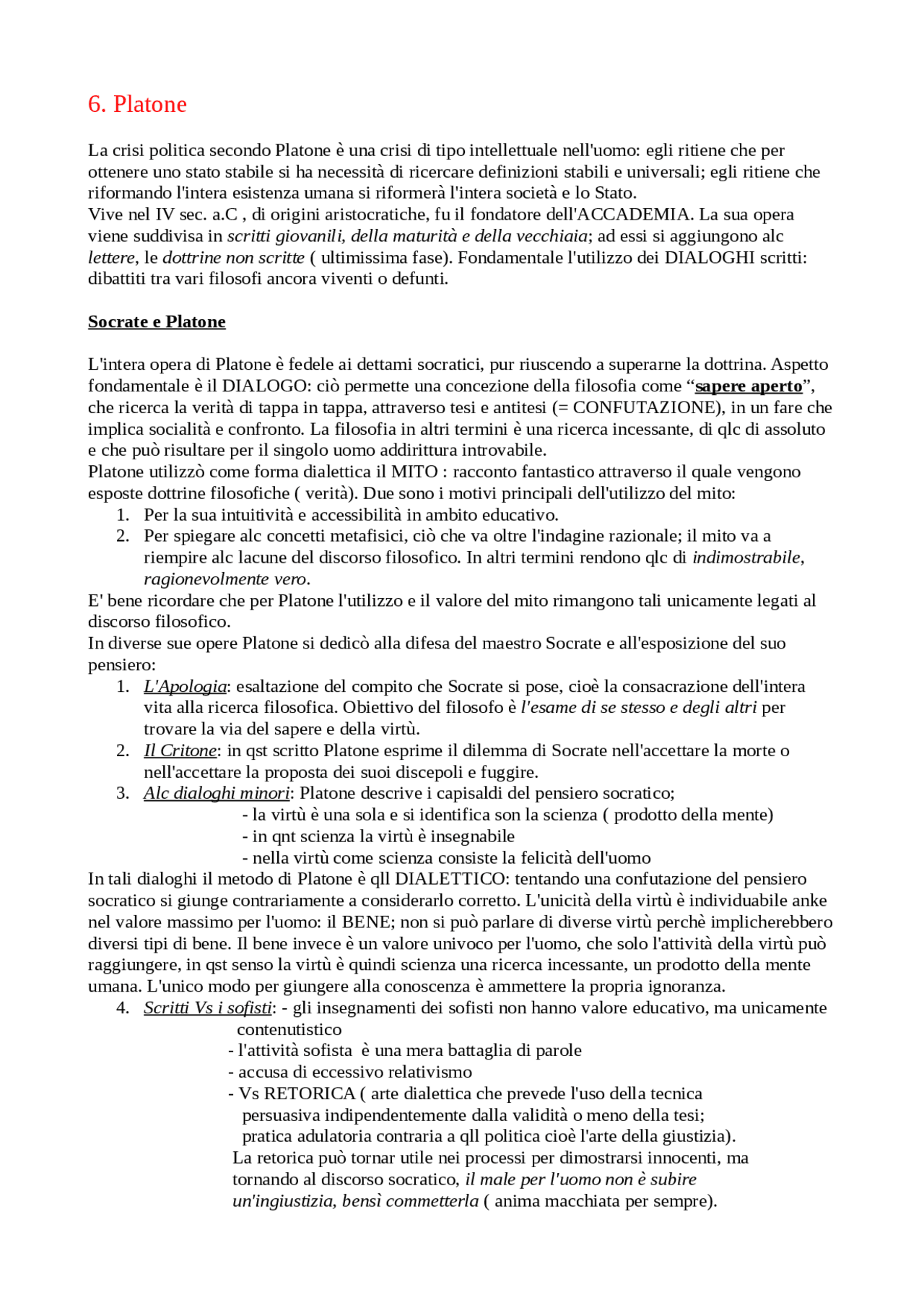 Manuale Di Filosofia Docsity