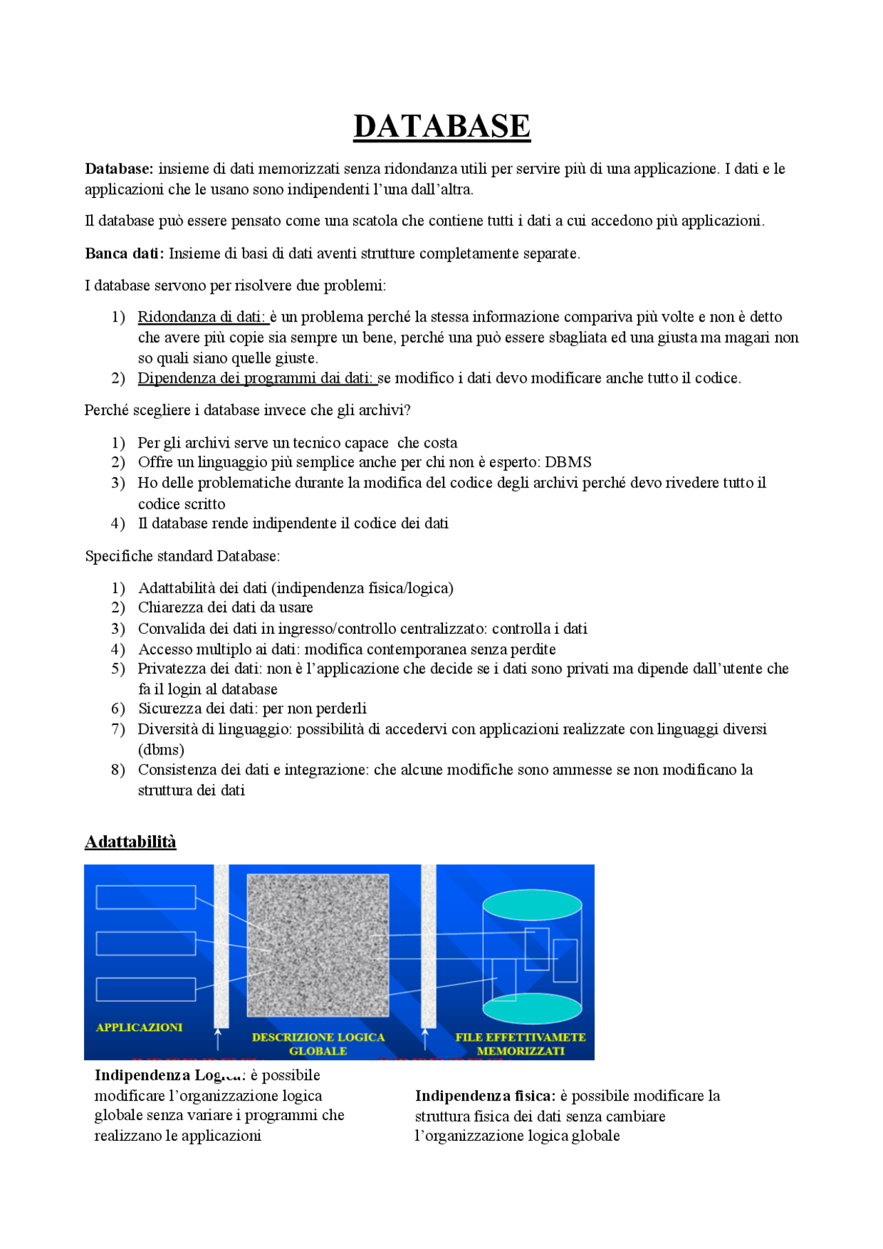 Appunti Di Informatica 5ª Superiore Itis Appunti Di Informatica Docsity