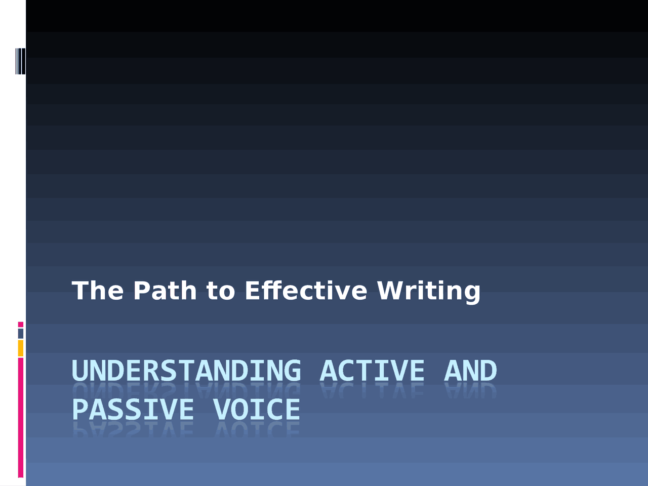 Active And Passive Voice Ppt Exercises English Language Docsity