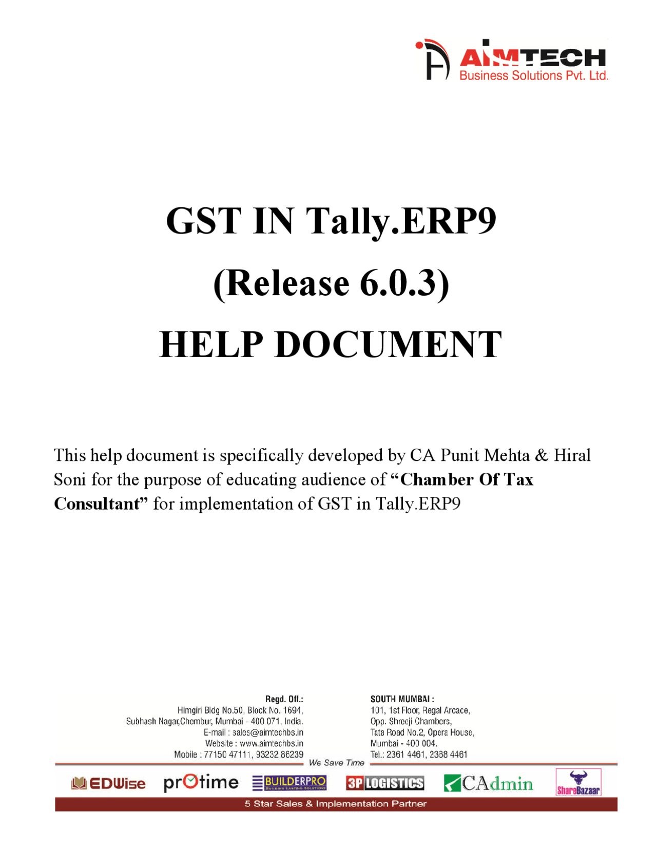 Practical Session on Accounting Tally - Docsity