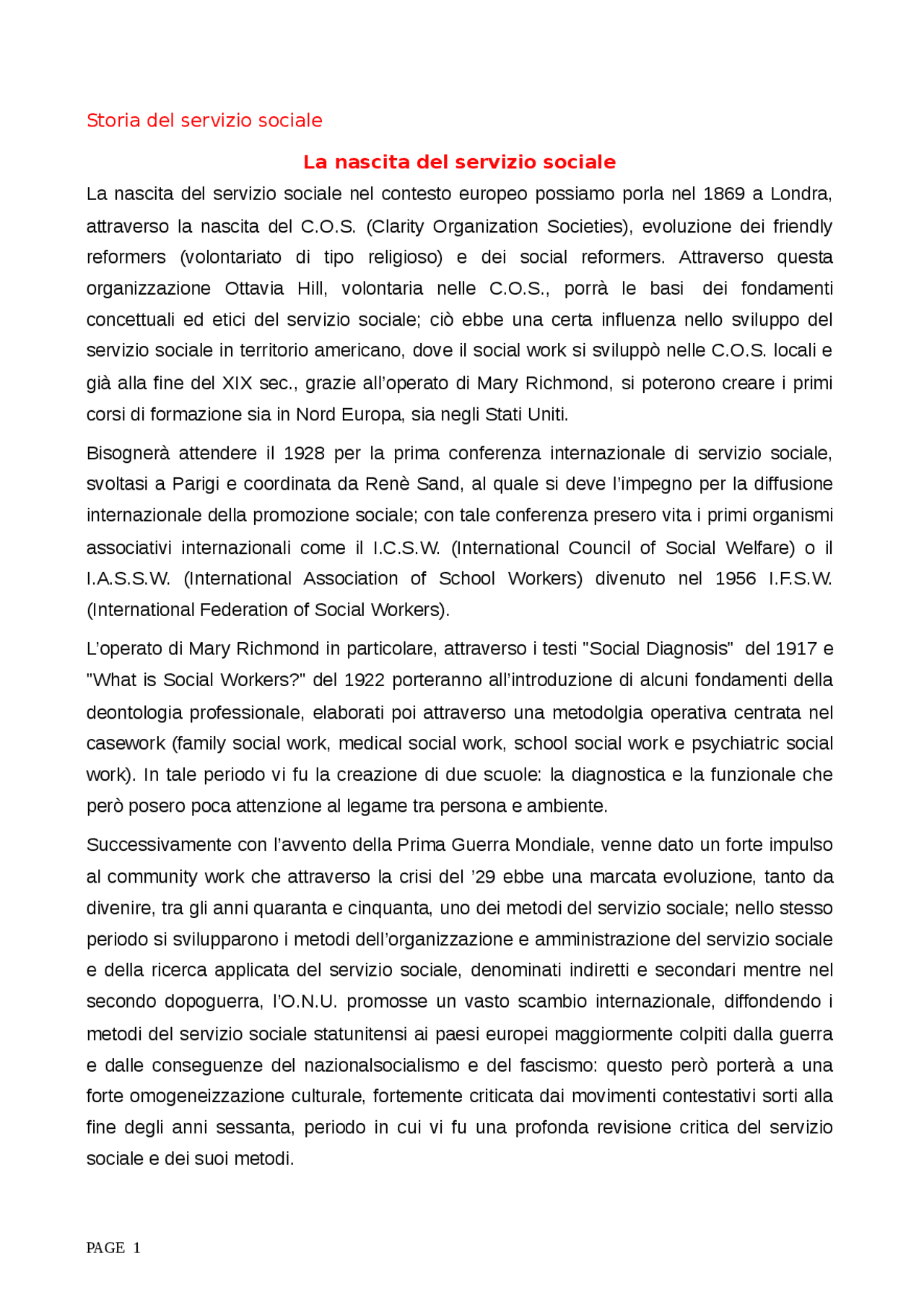 Dispesa Preparazione Esame Di Stato Assistente Sociale Albo B Docsity