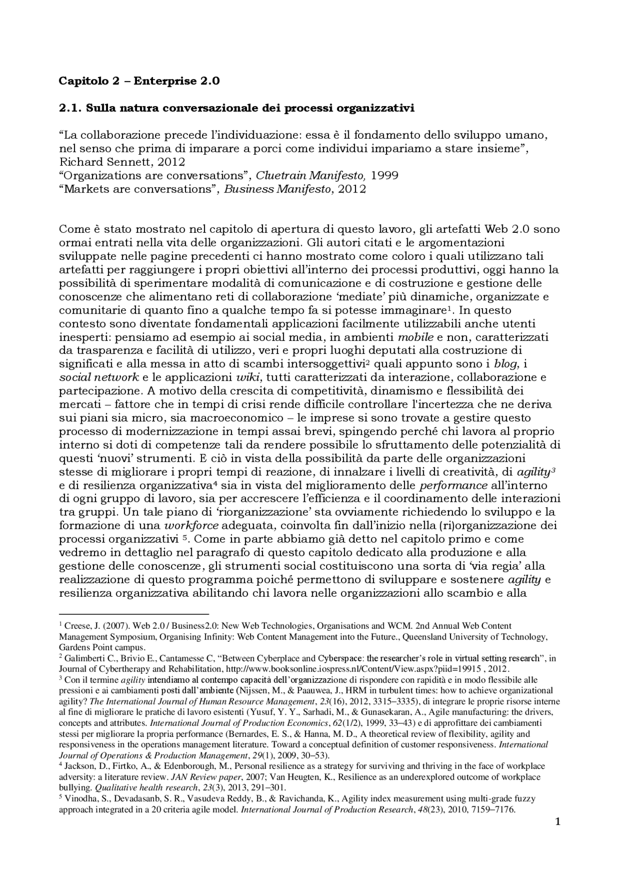 Digital Enterprise Riassunto Docsity