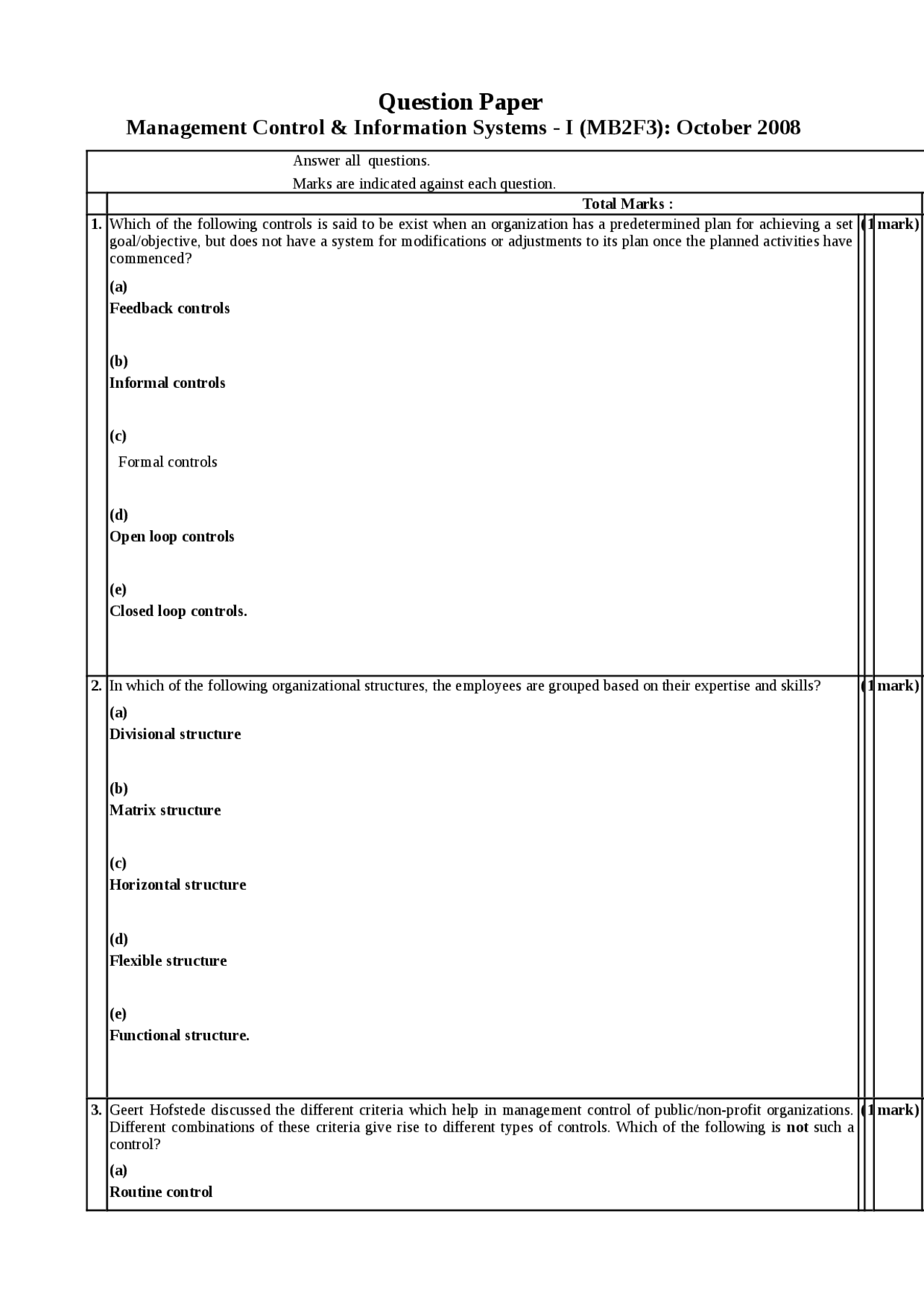 Leadership question paper | Exams Finance | Docsity