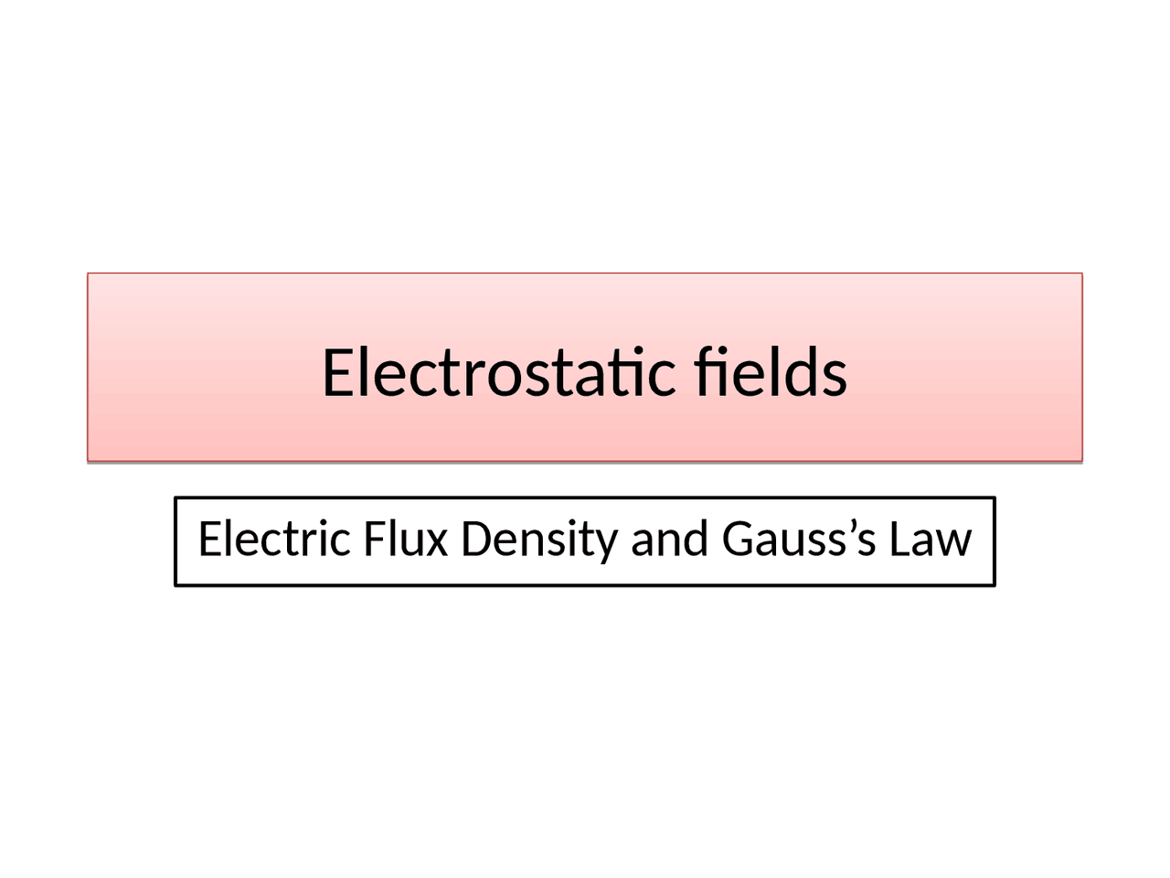Notes Of Electromagnetic Field Theory Docsity