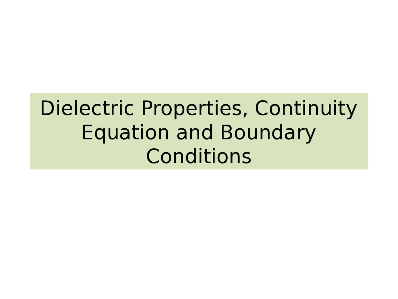 Notes Of Electromagnetic Field Theory Docsity