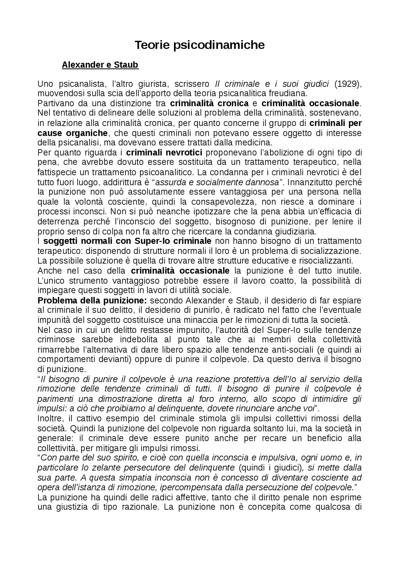Appunti Completi Secondo Parziale Devianza Profbisi Docsity