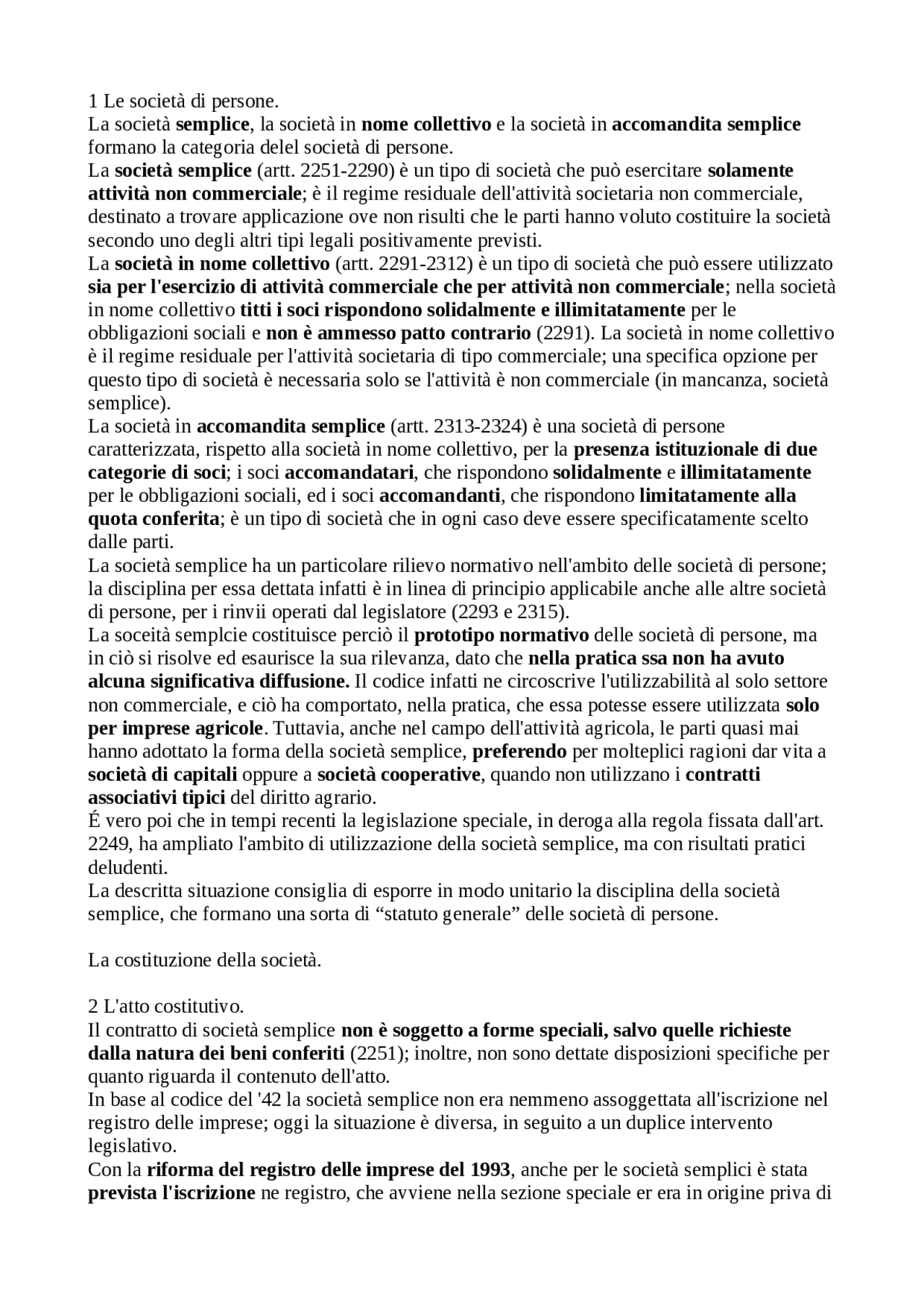 Diritto Commerciale Riassunti Campobasso Ii 2 Parte 2 Docsity