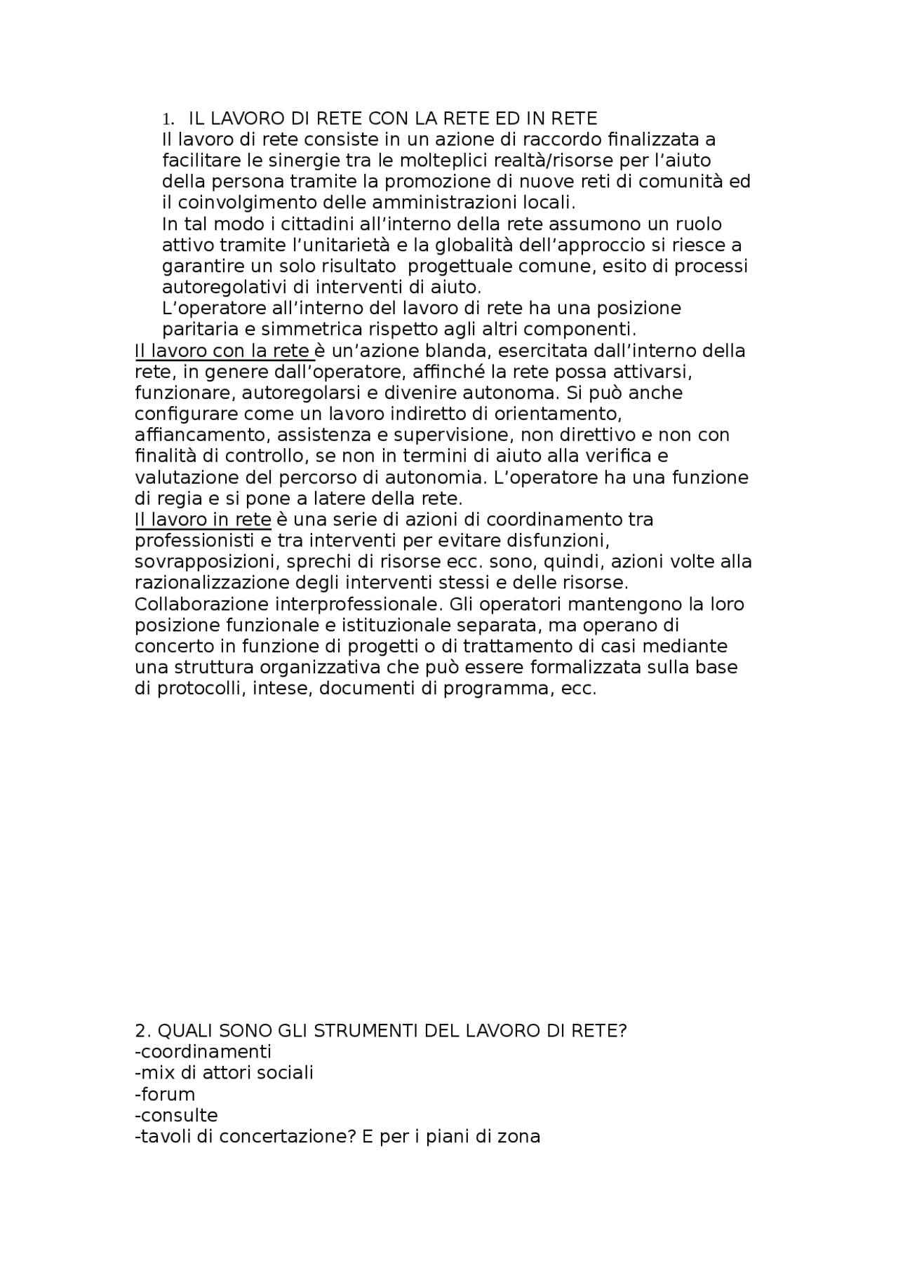 Tecniche E Metodologie Del Servizio Sociale 3 Appunti Di Metodi E