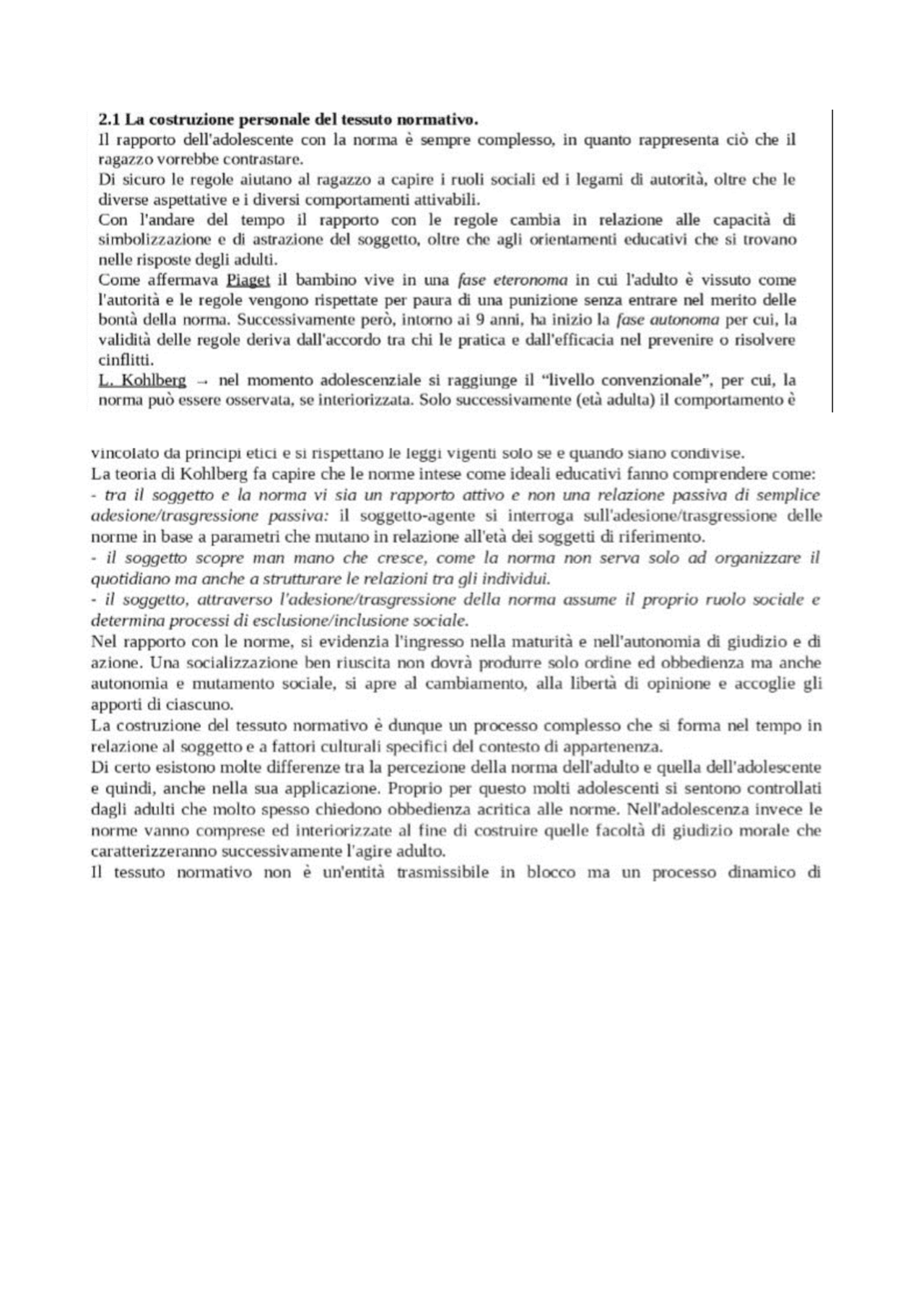 Comportamenti A Rischio In Adolescenza Docsity
