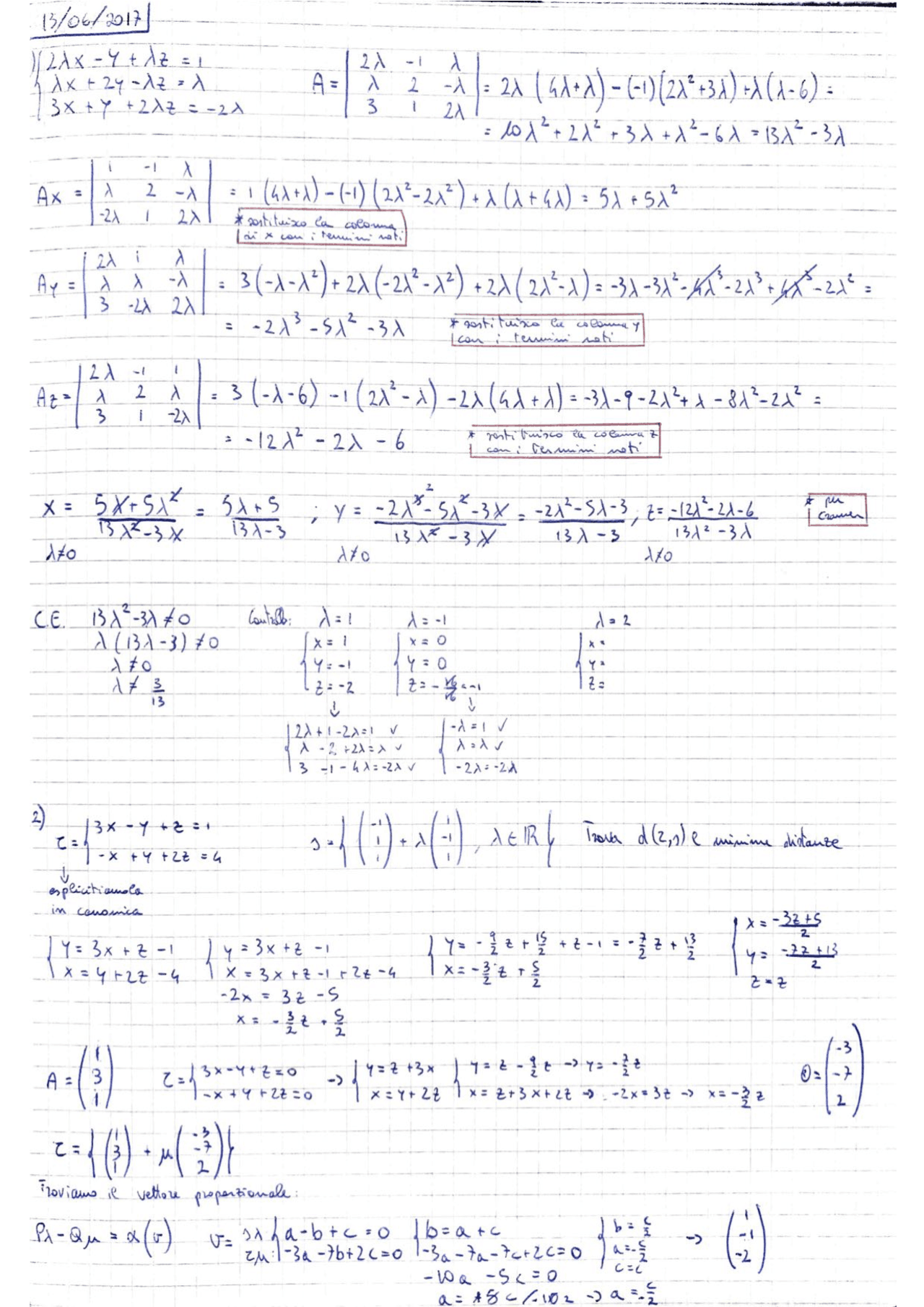Analisi 2 Esercizi Docsity