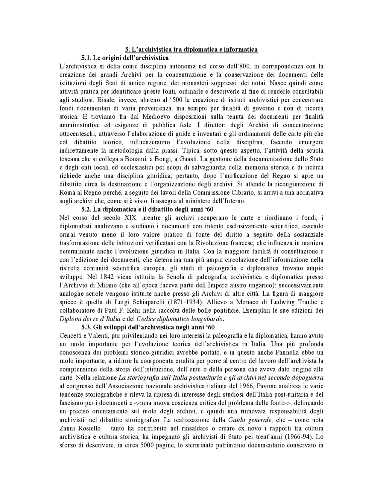 Manuale Di Archivistica Di Pcarucci E Mguercio Parte 2 Docsity