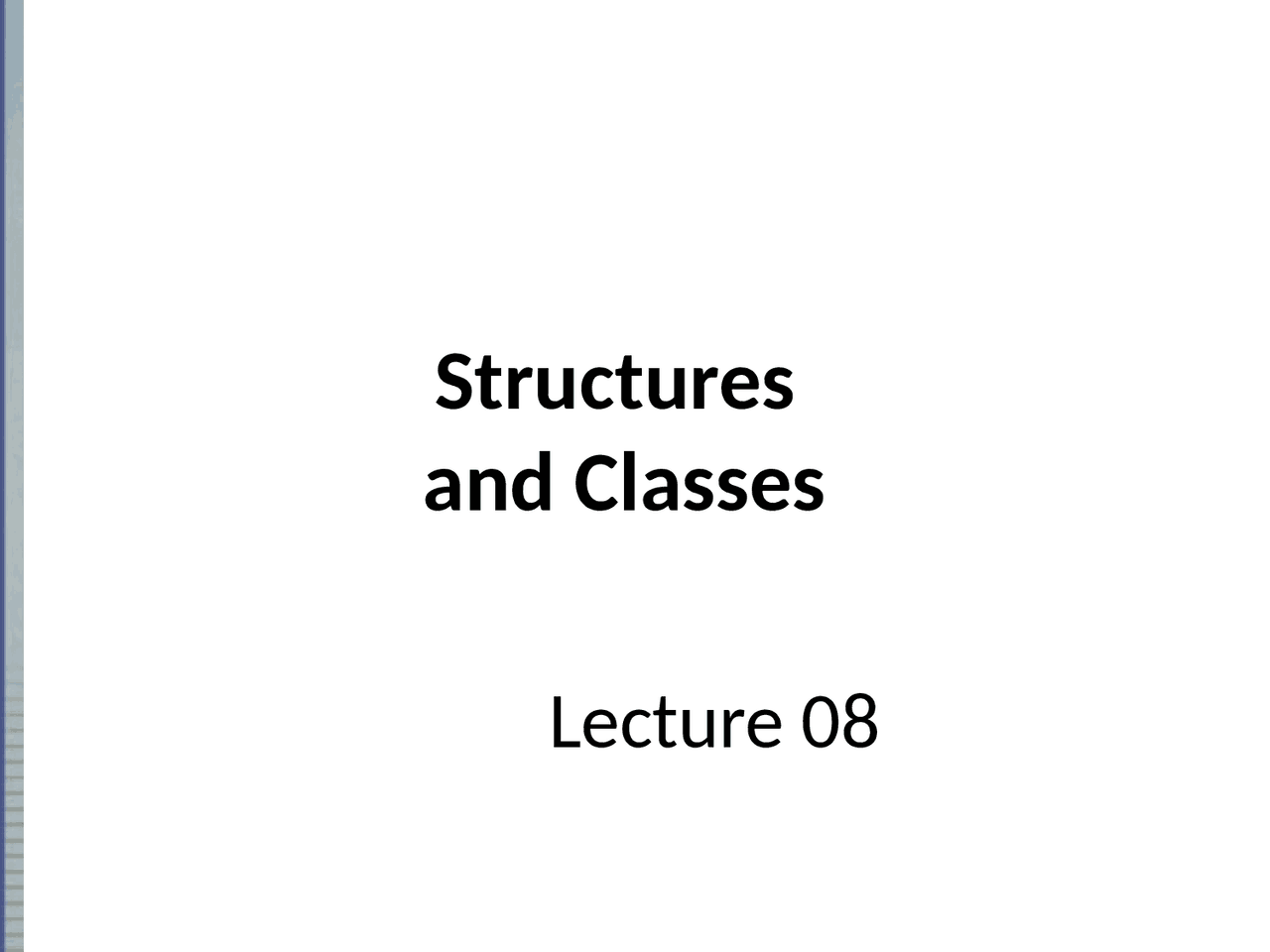 Structures And Classess Docsity