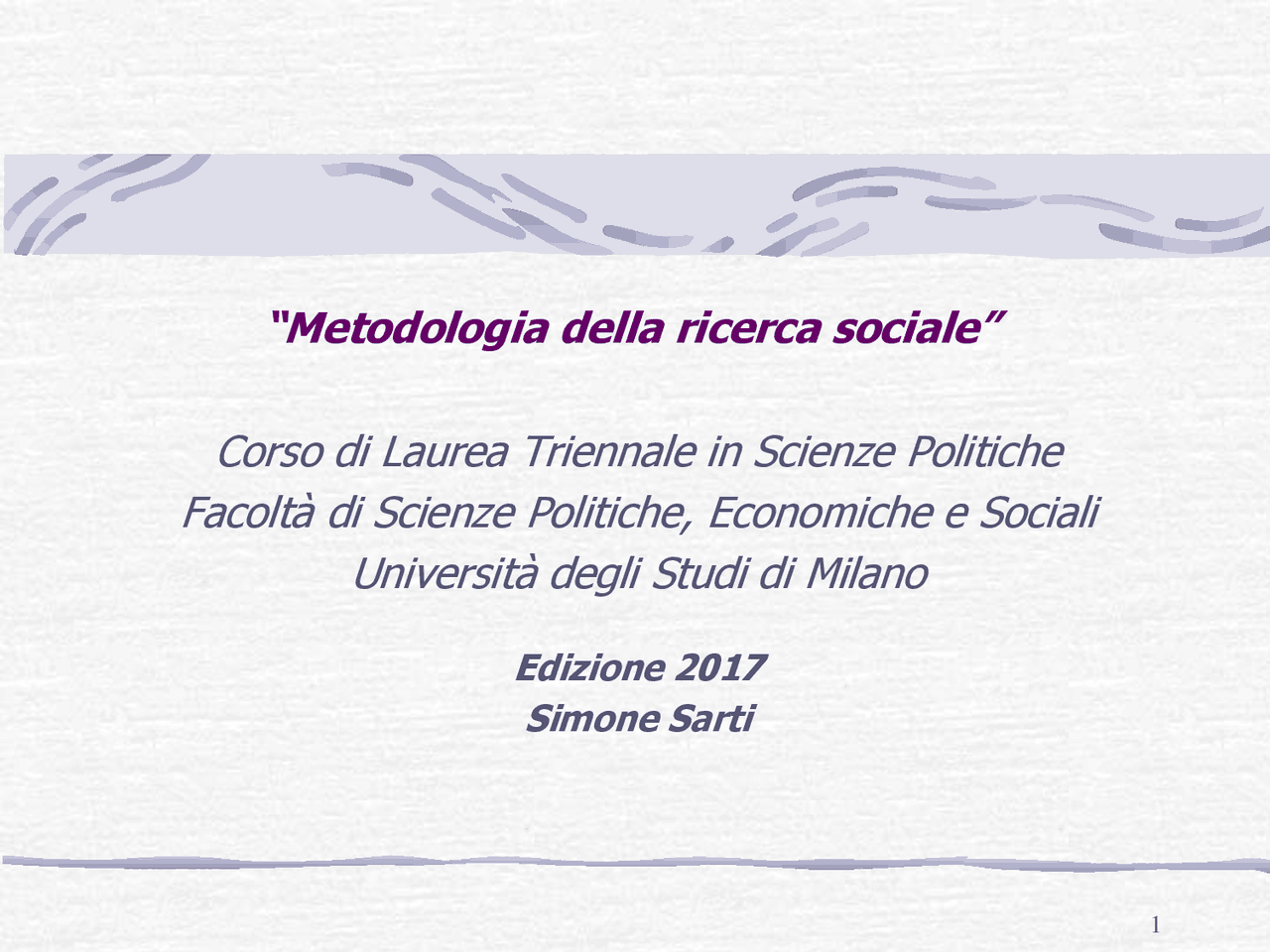 Concetti Indicatori Ricerca Sociale Slide Di Metodologia Della