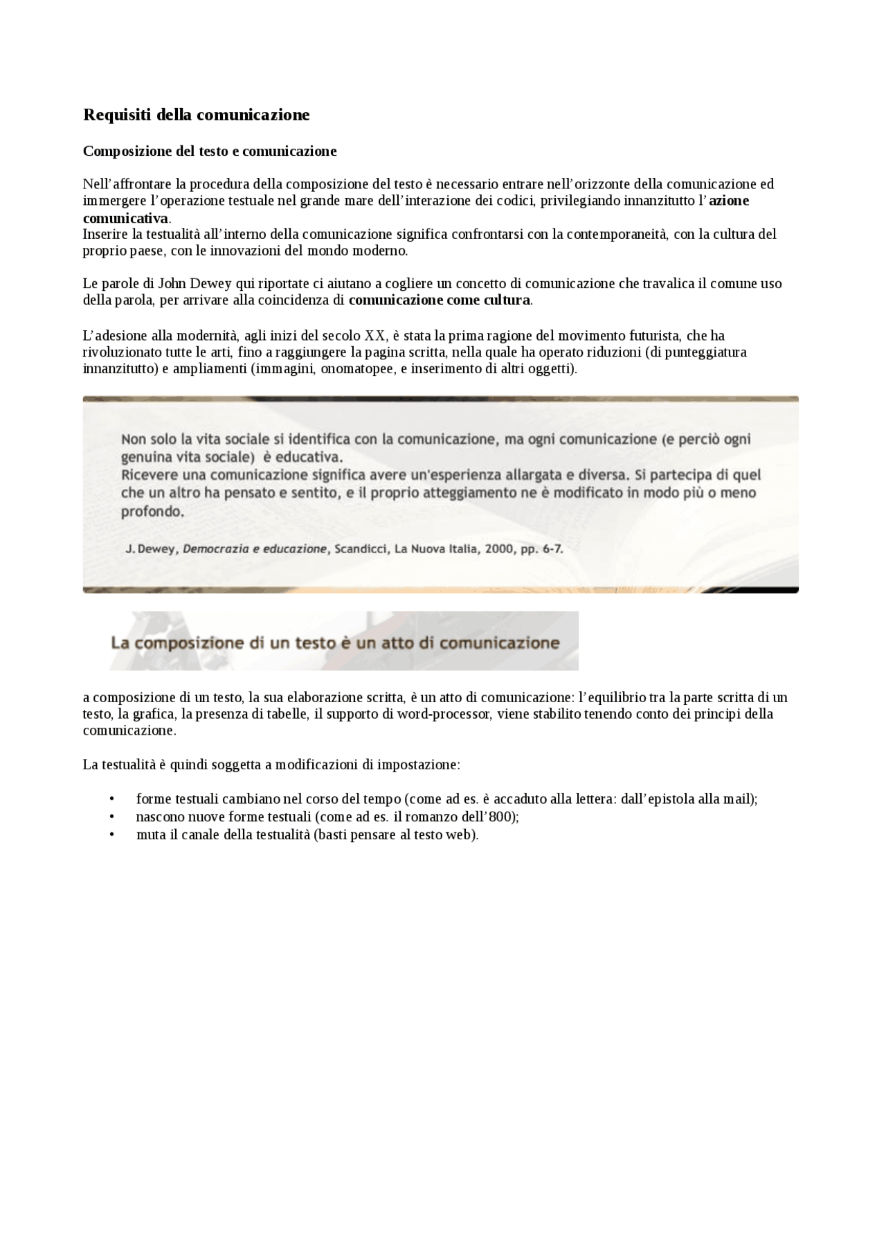Composizione Dei Testi Grammatica Docsity