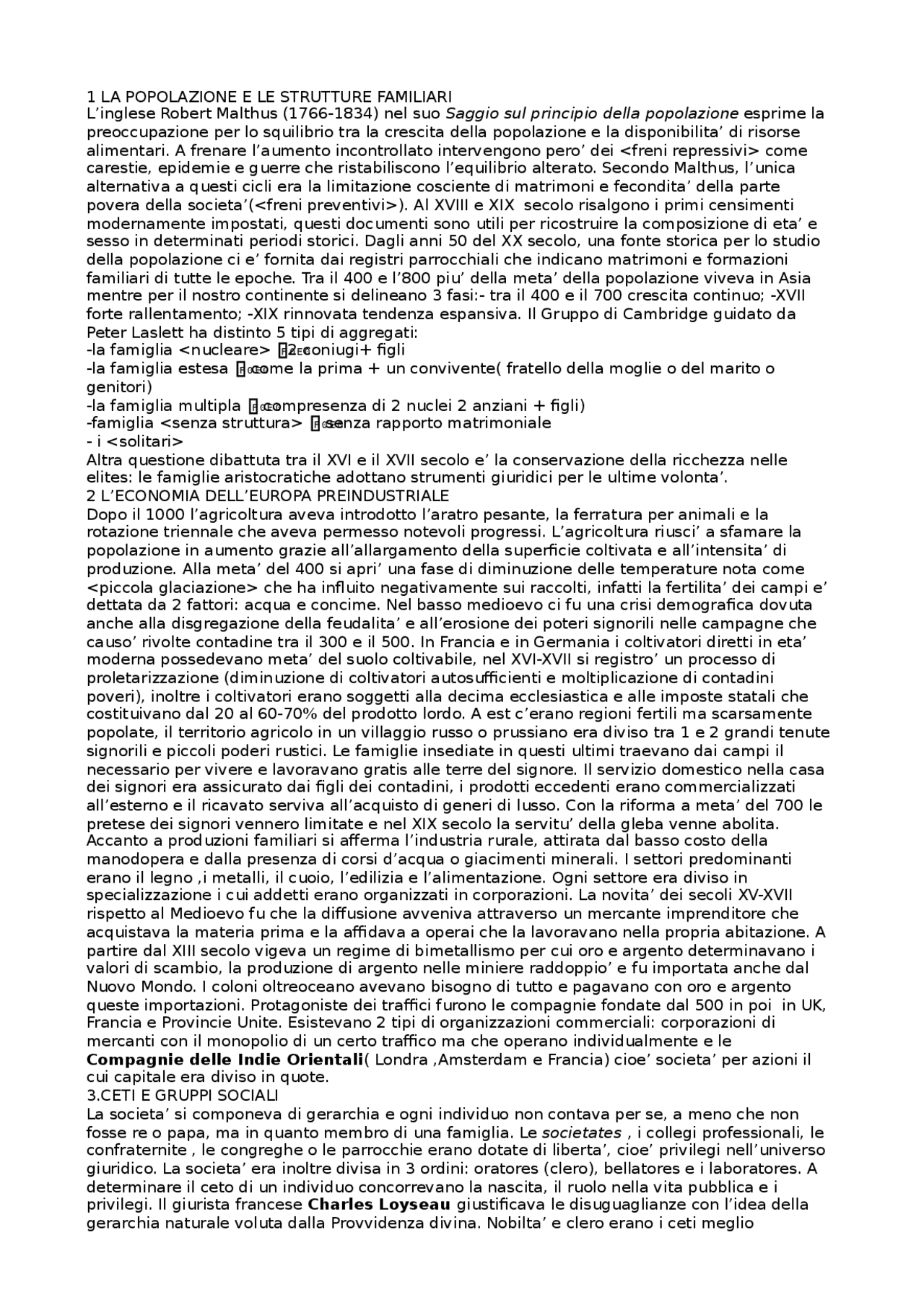 Storia Moderna Carlo Capra Docsity